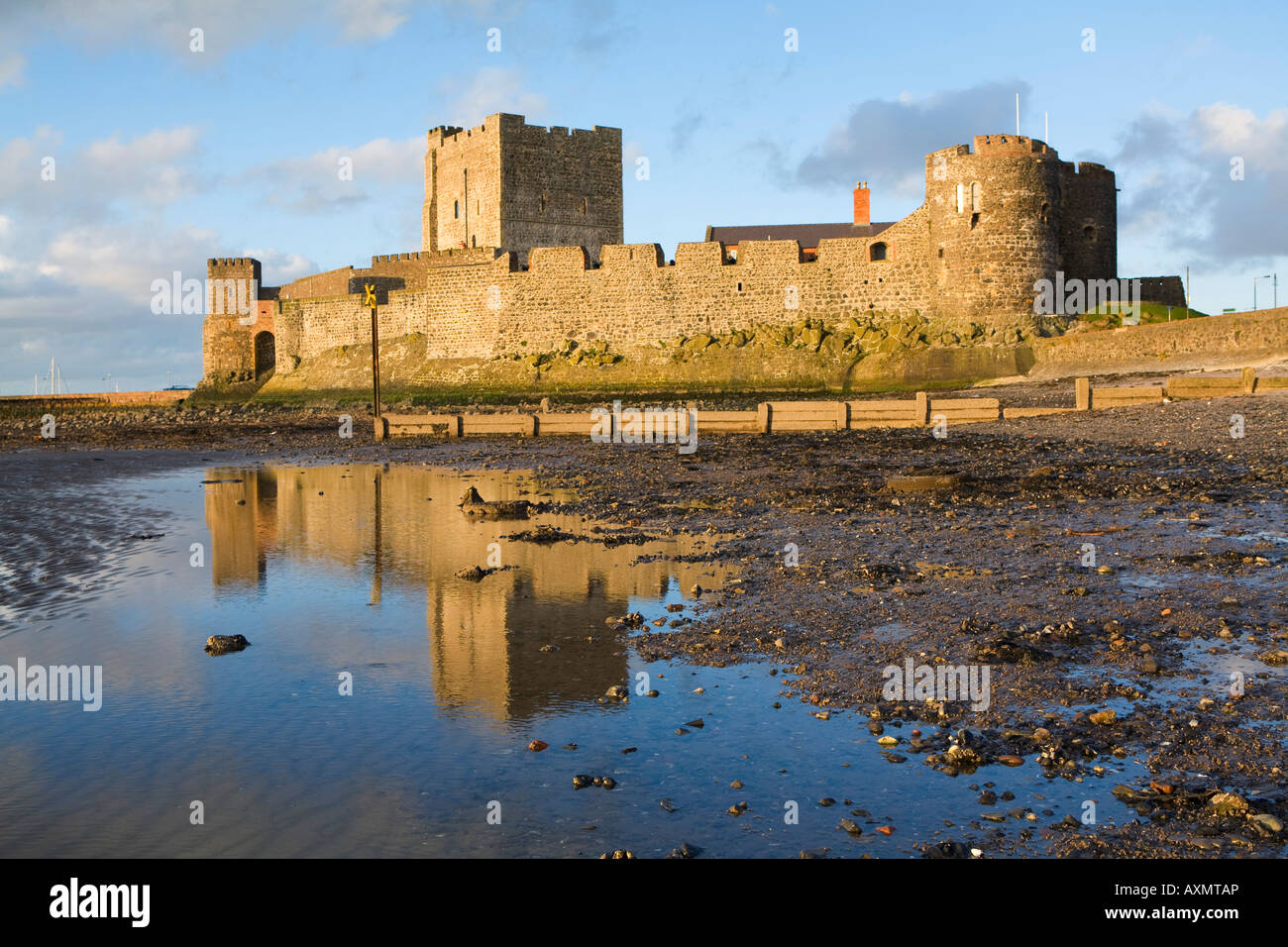 Carrickfergus Castle Stock Photo - Alamy