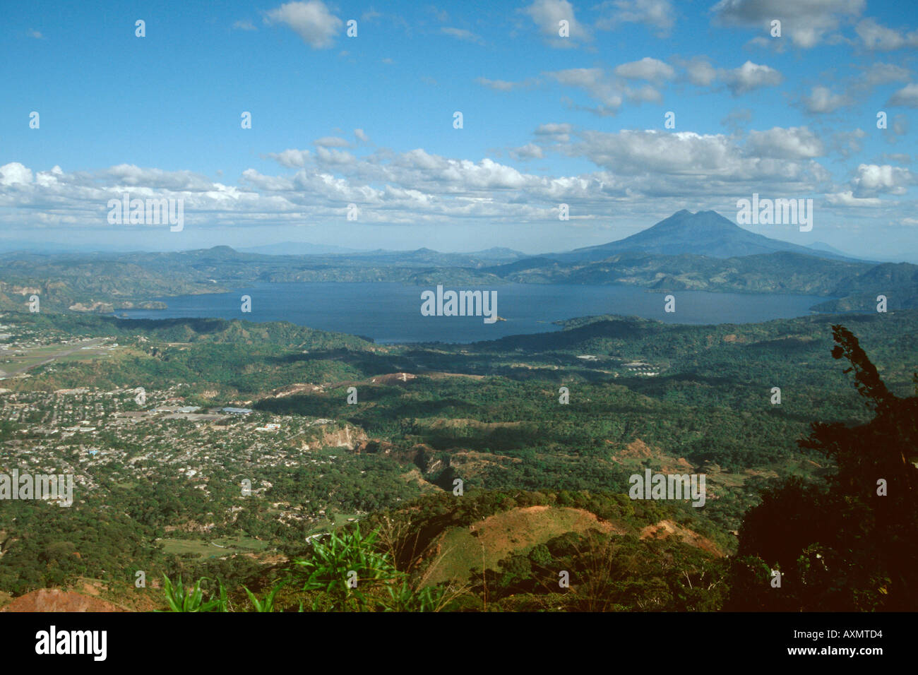 Ilopango lake and volcano San Salvador El Salvador Stock Photo - Alamy