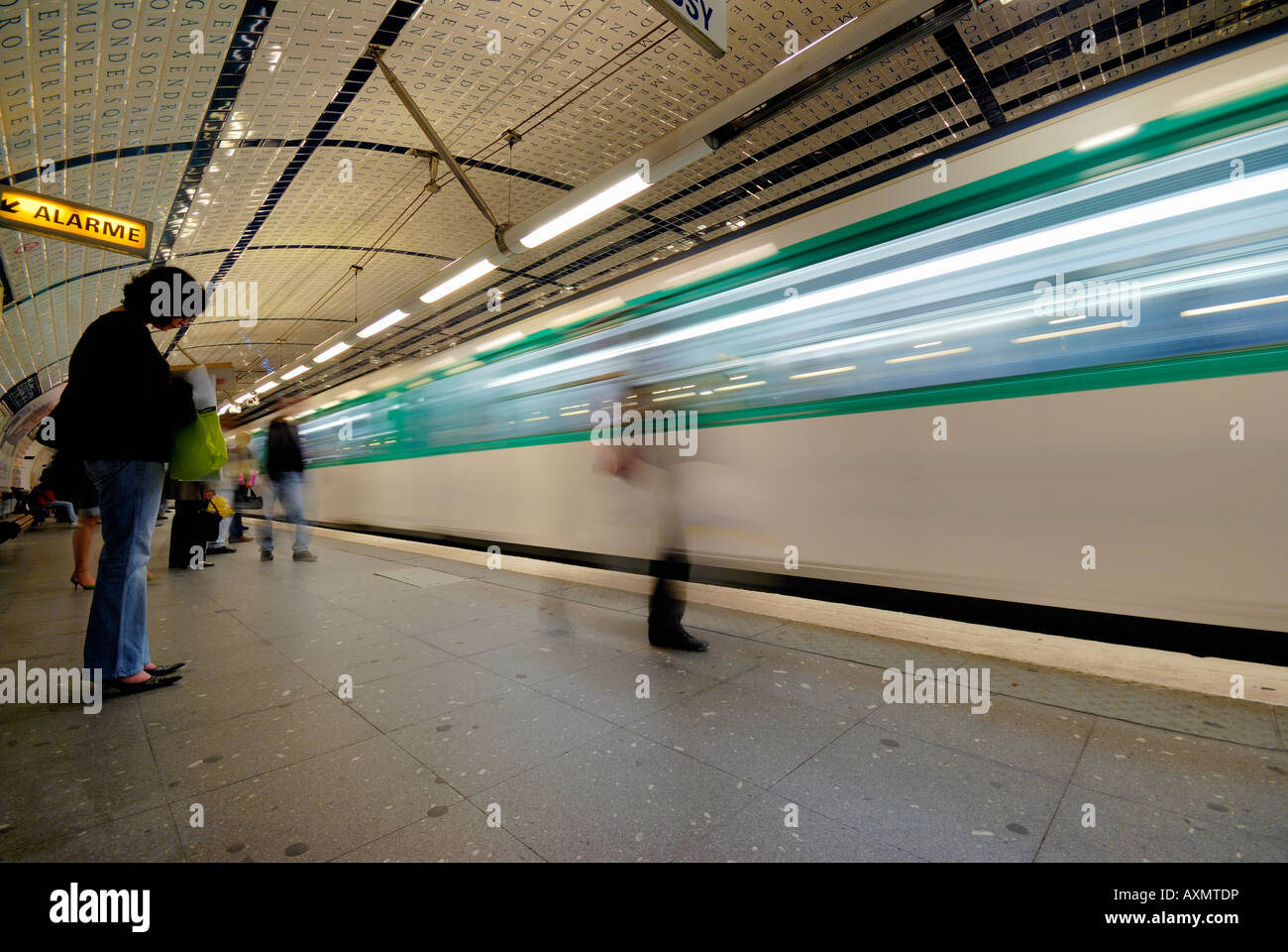 subway station of Concorde Paris France Stock Photo - Alamy