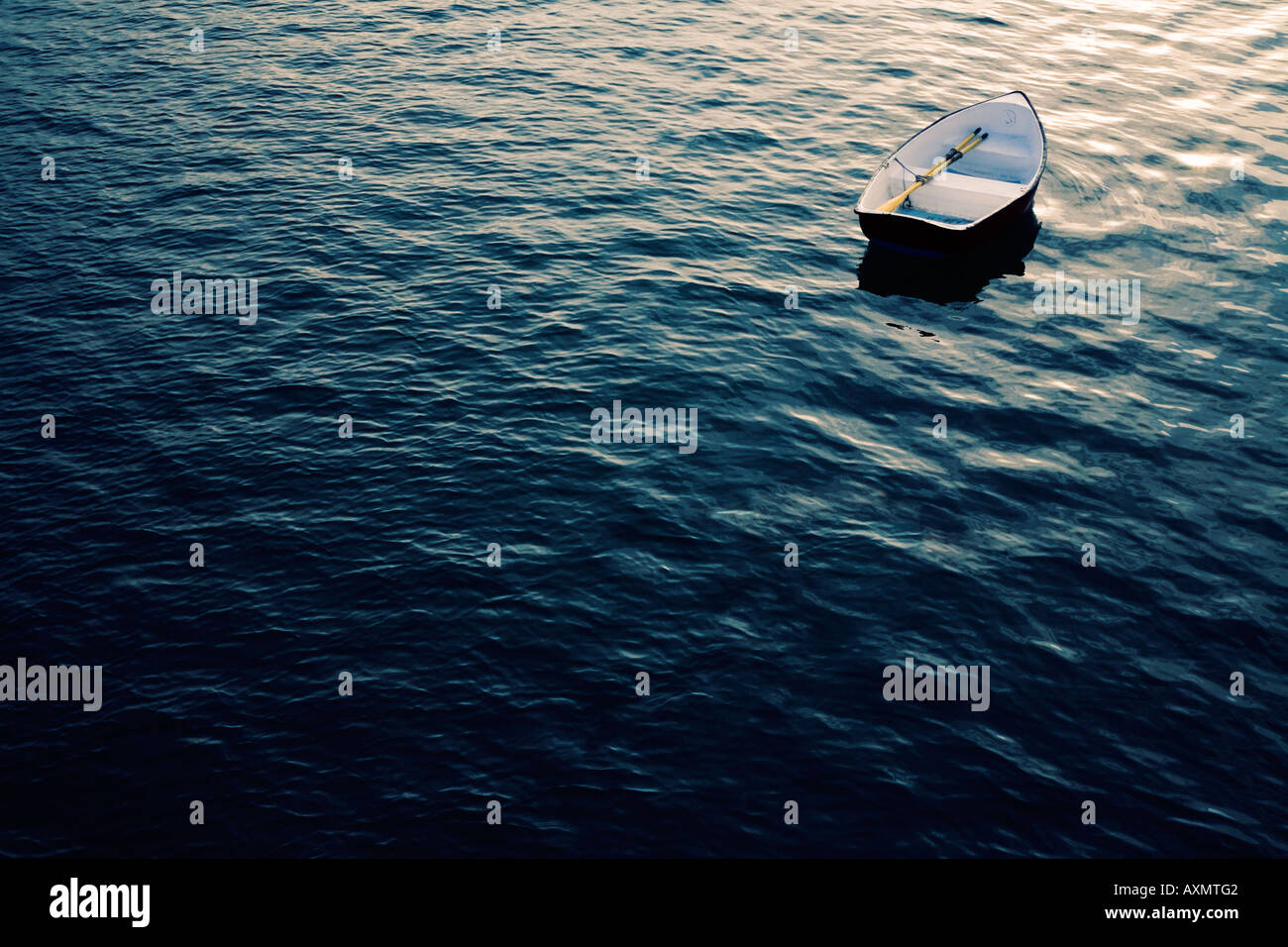 Boat on water Stock Photo - Alamy