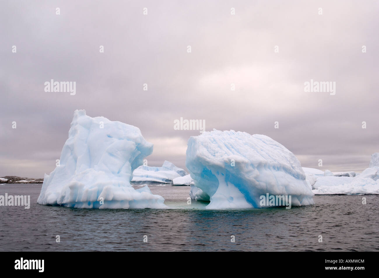 Antarctica Antarctic Peninsula Lemaire Channel Iceberg near Pleneau ...