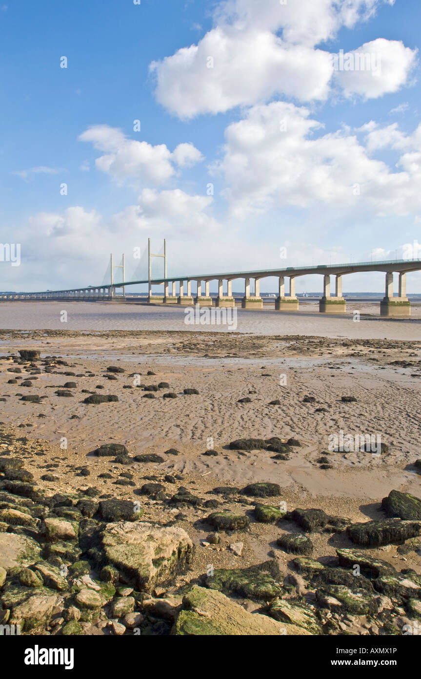 Over the river severn estuary between england and wales hi-res stock ...