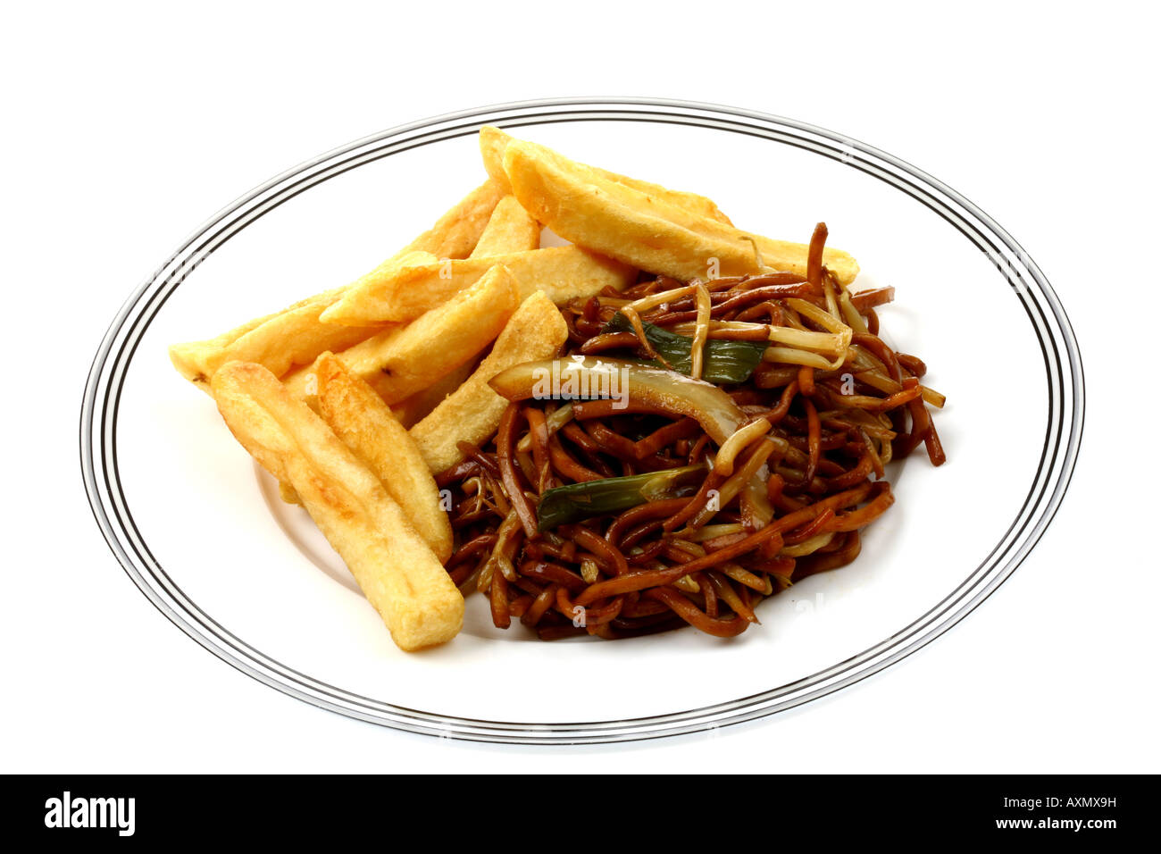 Chinese takeaway chips hi-res stock photography and images - Alamy