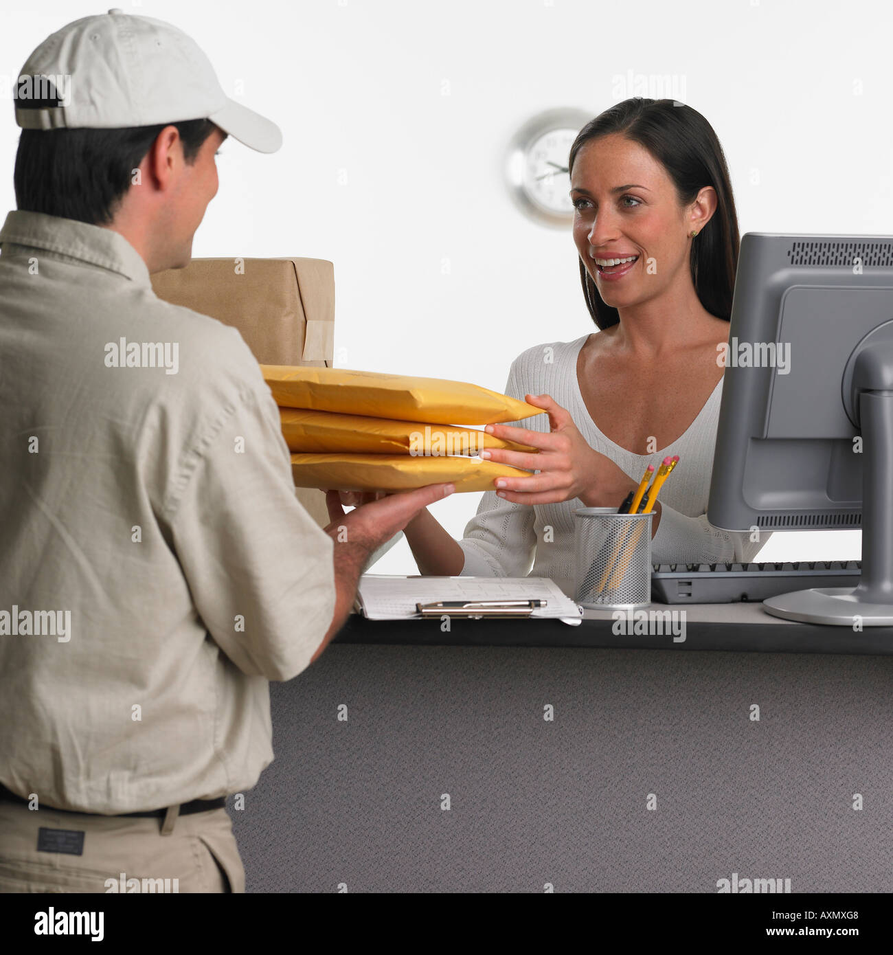 Parcel counter hi-res stock photography and images - Alamy
