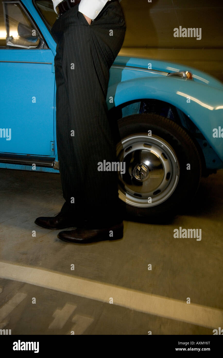 man in front of his beetle Stock Photo - Alamy