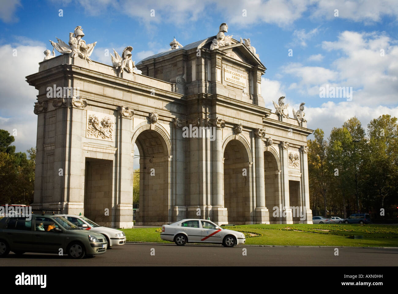Puerta de Alcalá Alcala Arch Madrid Spain Stock Photo - Alamy