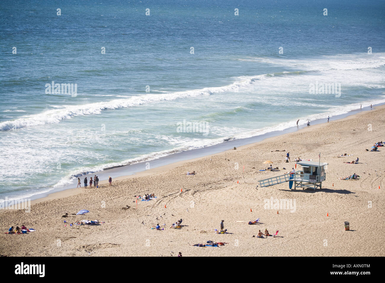 Pacific ocean, Pt. Dume, Malibu beach California, USA Stock Photo - Alamy