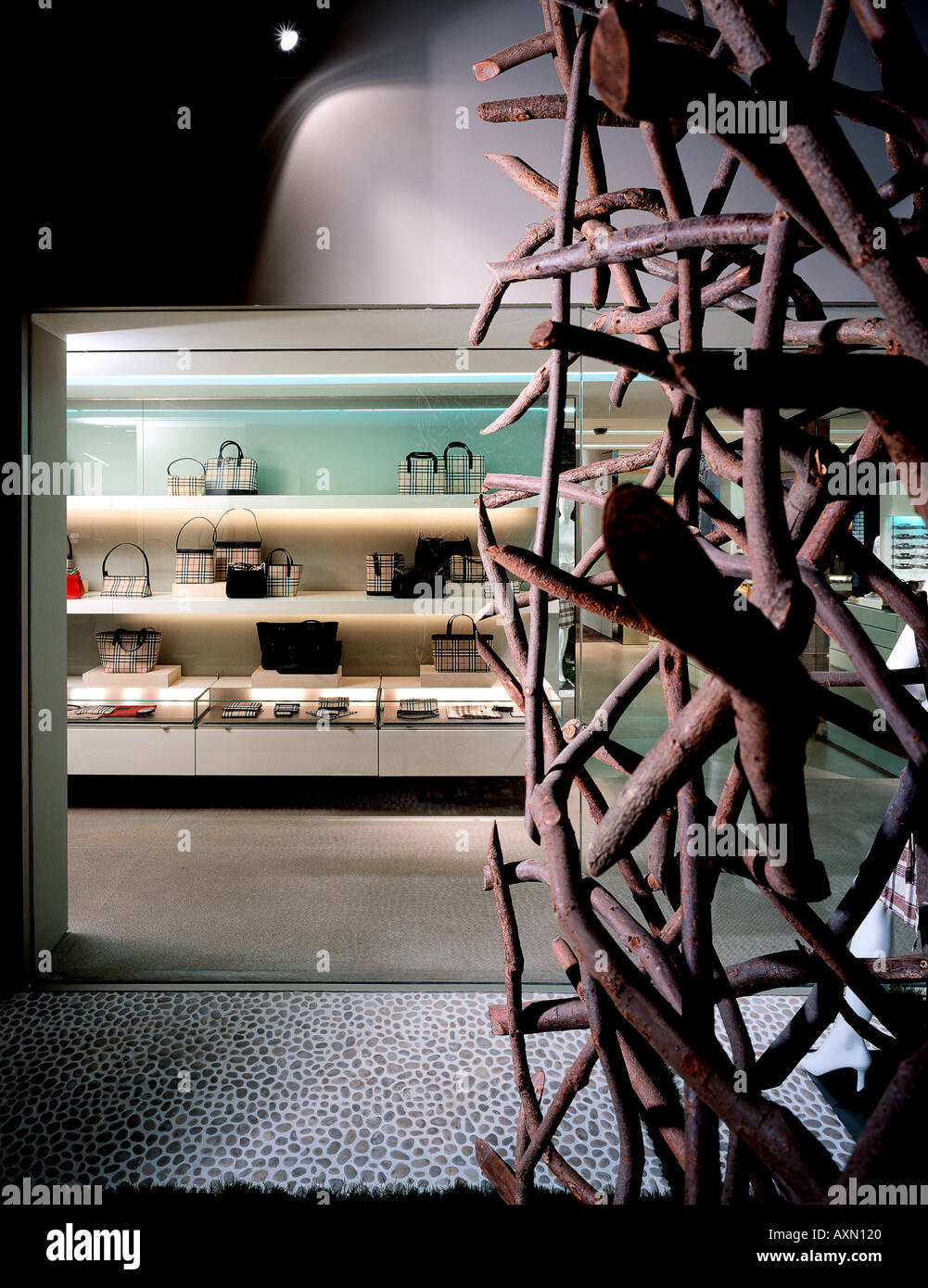 BURBERRY STORE & DESIGN STUDIO, MILAN, ITALY Stock Photo - Alamy