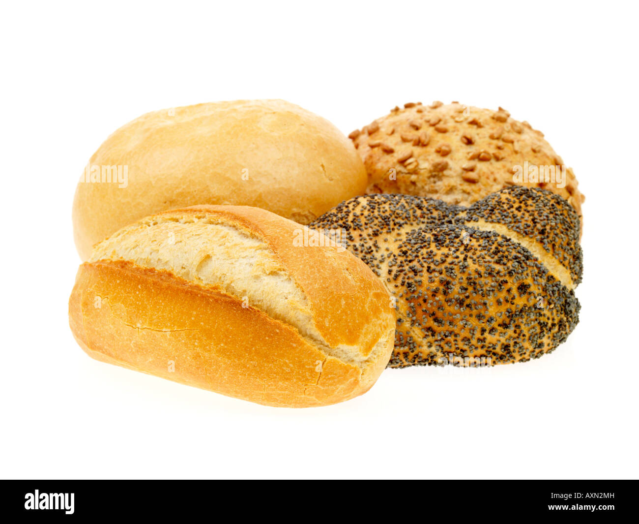 Selection of Bread Rolls Stock Photo - Alamy