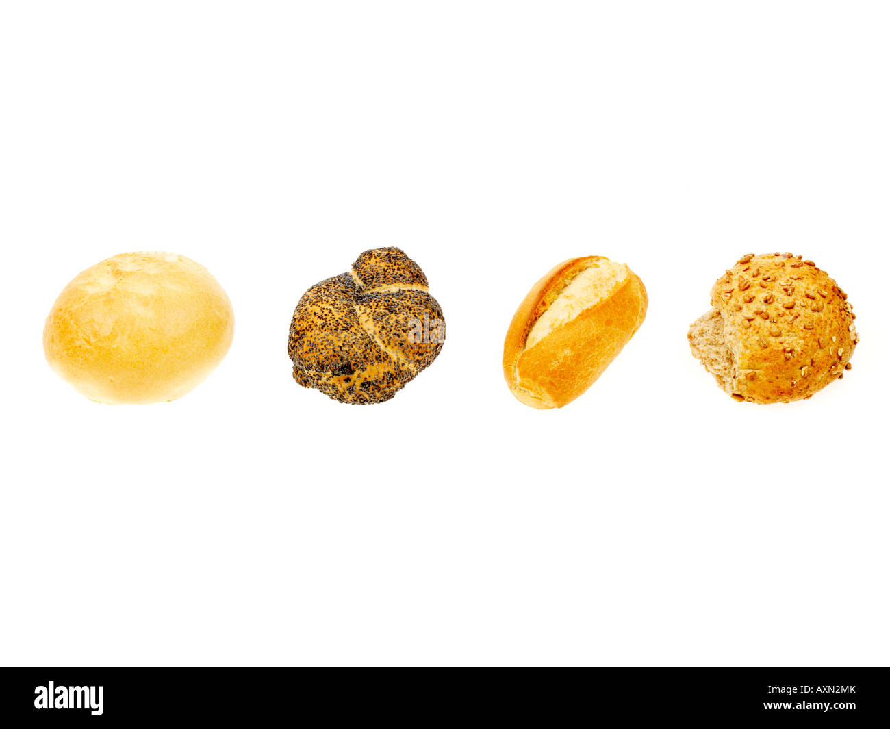 Selection of Bread Rolls Stock Photo - Alamy