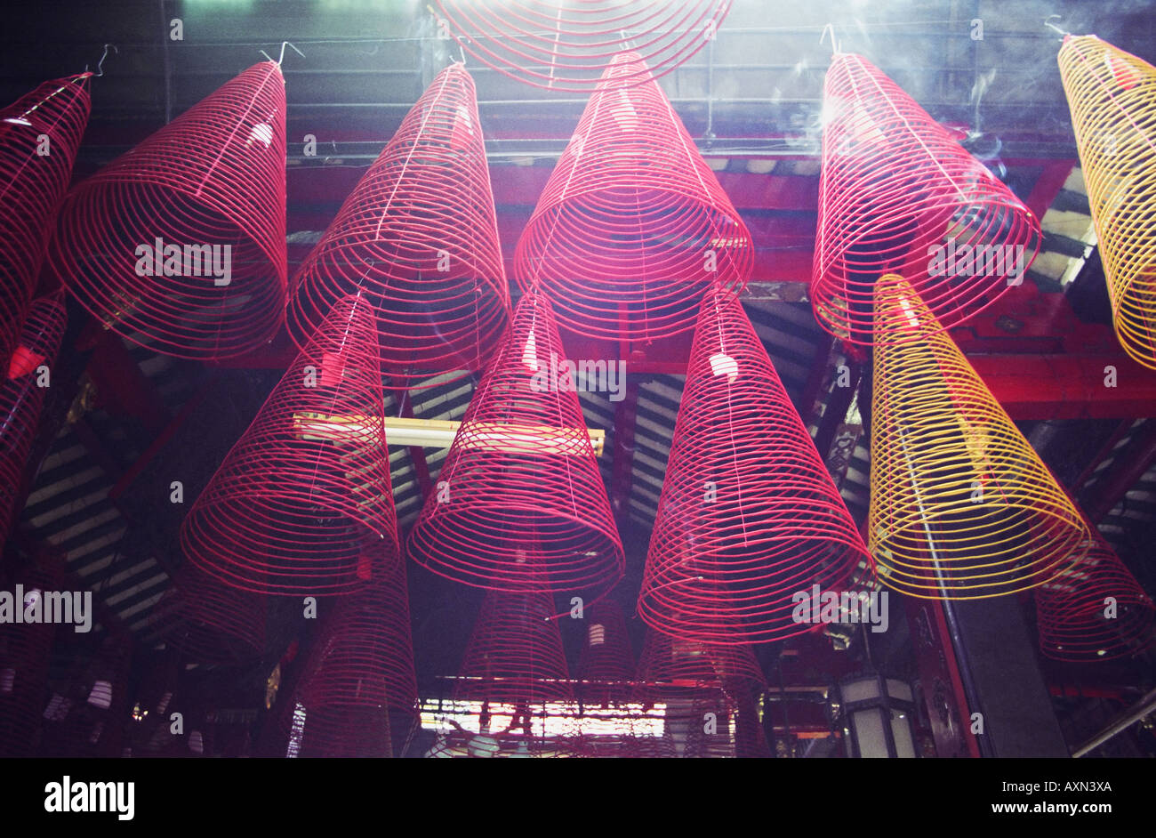 Incense Cones In Chinese Temple Stock Photo - Alamy