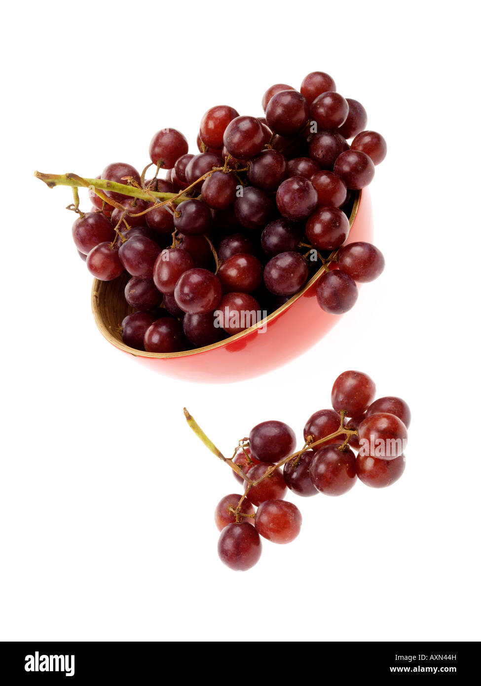 Bowl of Red Grapes Stock Photo - Alamy