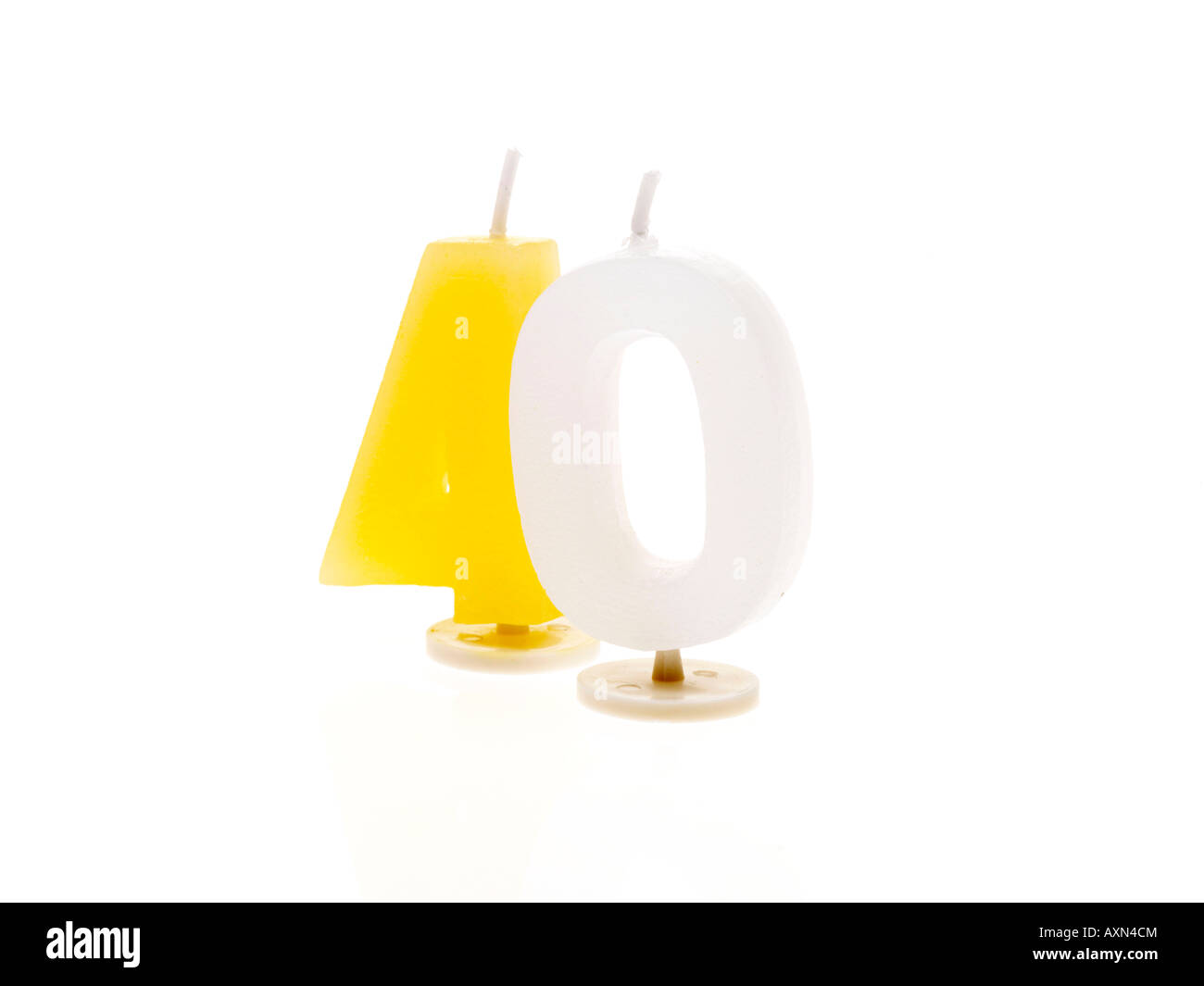 Birthday candle 40 40th hi-res stock photography and images - Alamy