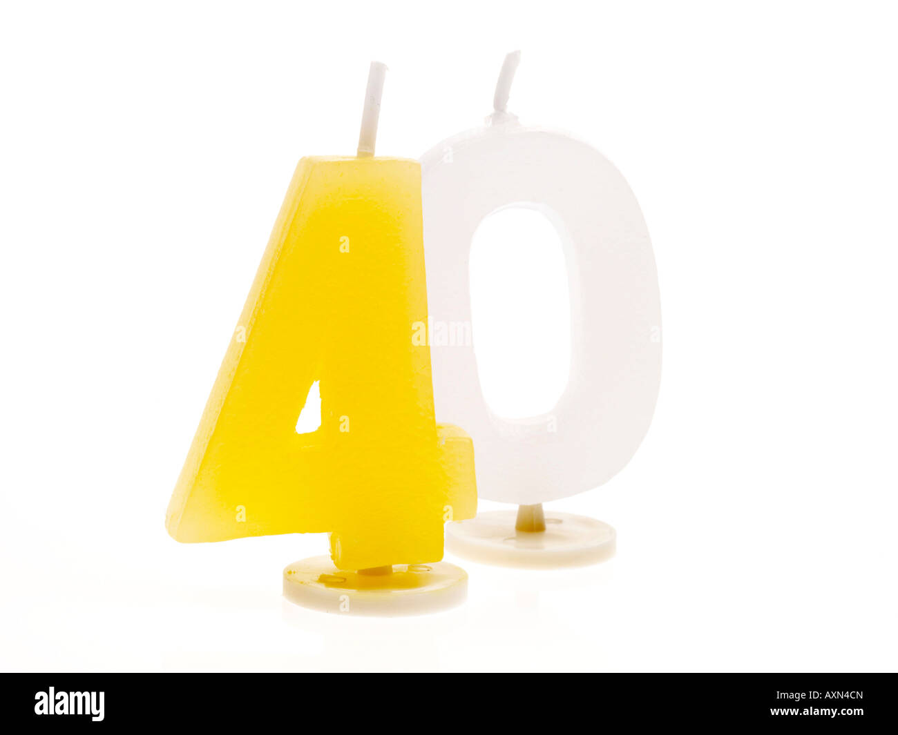 Birthday candle 40 40th hi-res stock photography and images - Alamy