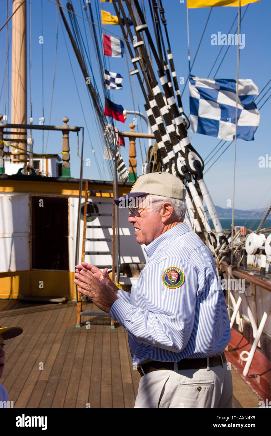 National Park Services Docent at the San Francisco Maritime Museum ...
