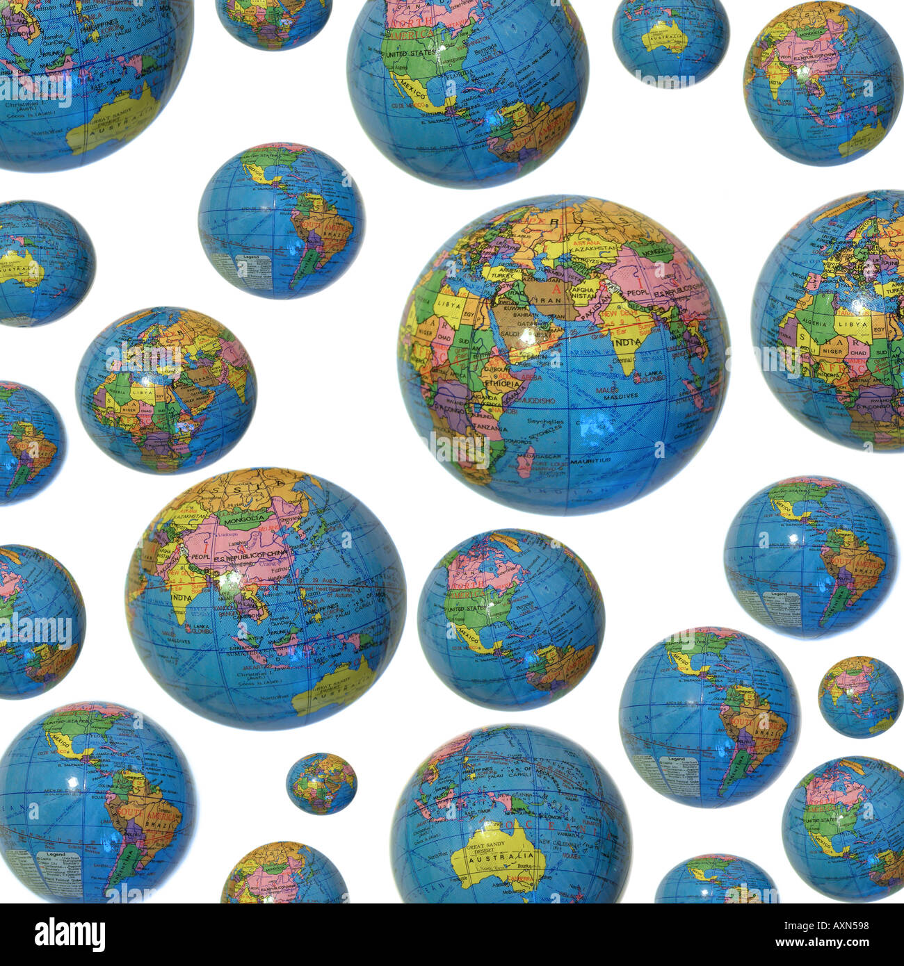 Globe Pattern Background 1 Stock Photo - Alamy