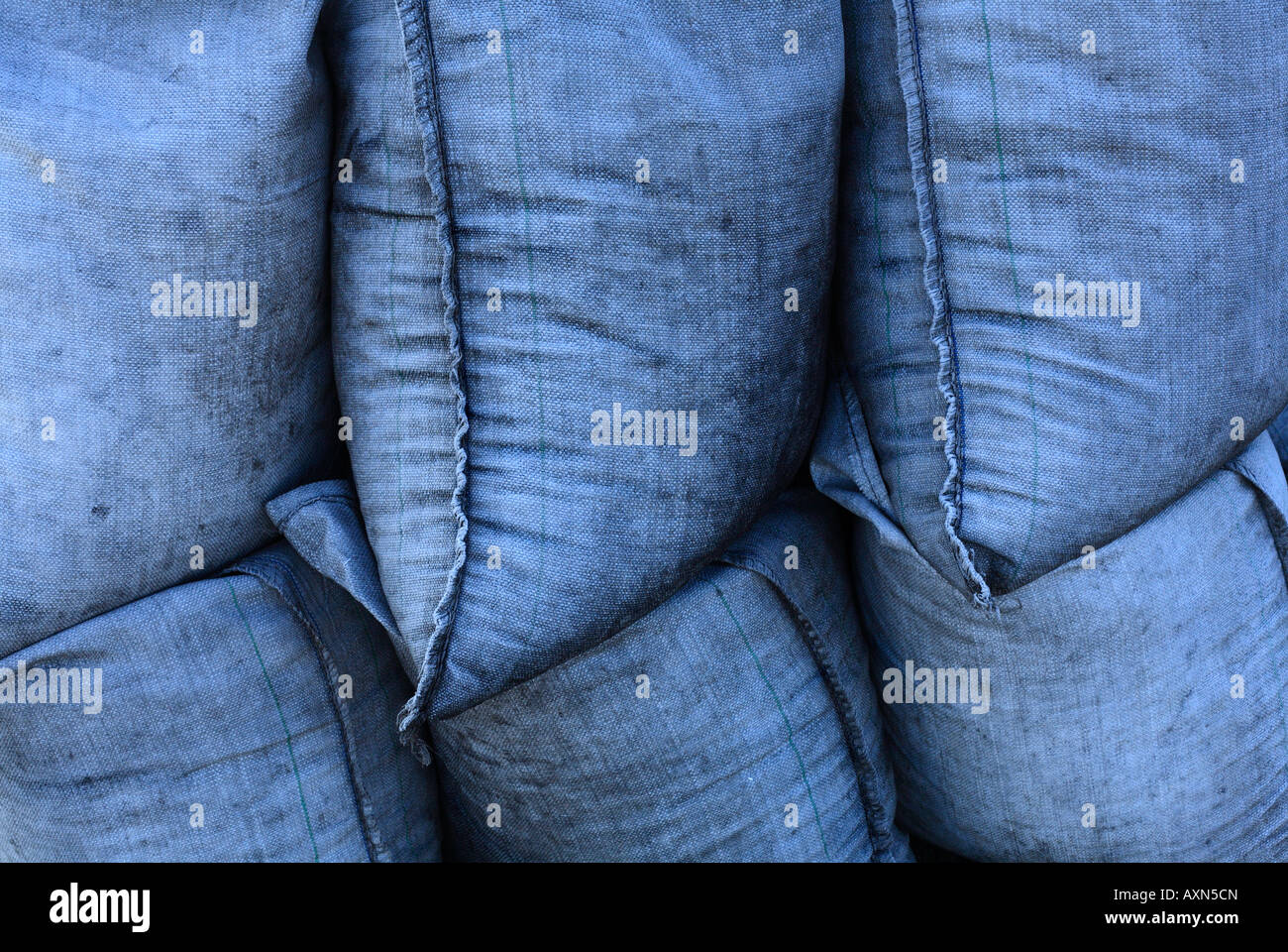 Sacks full of coal Stock Photo - Alamy