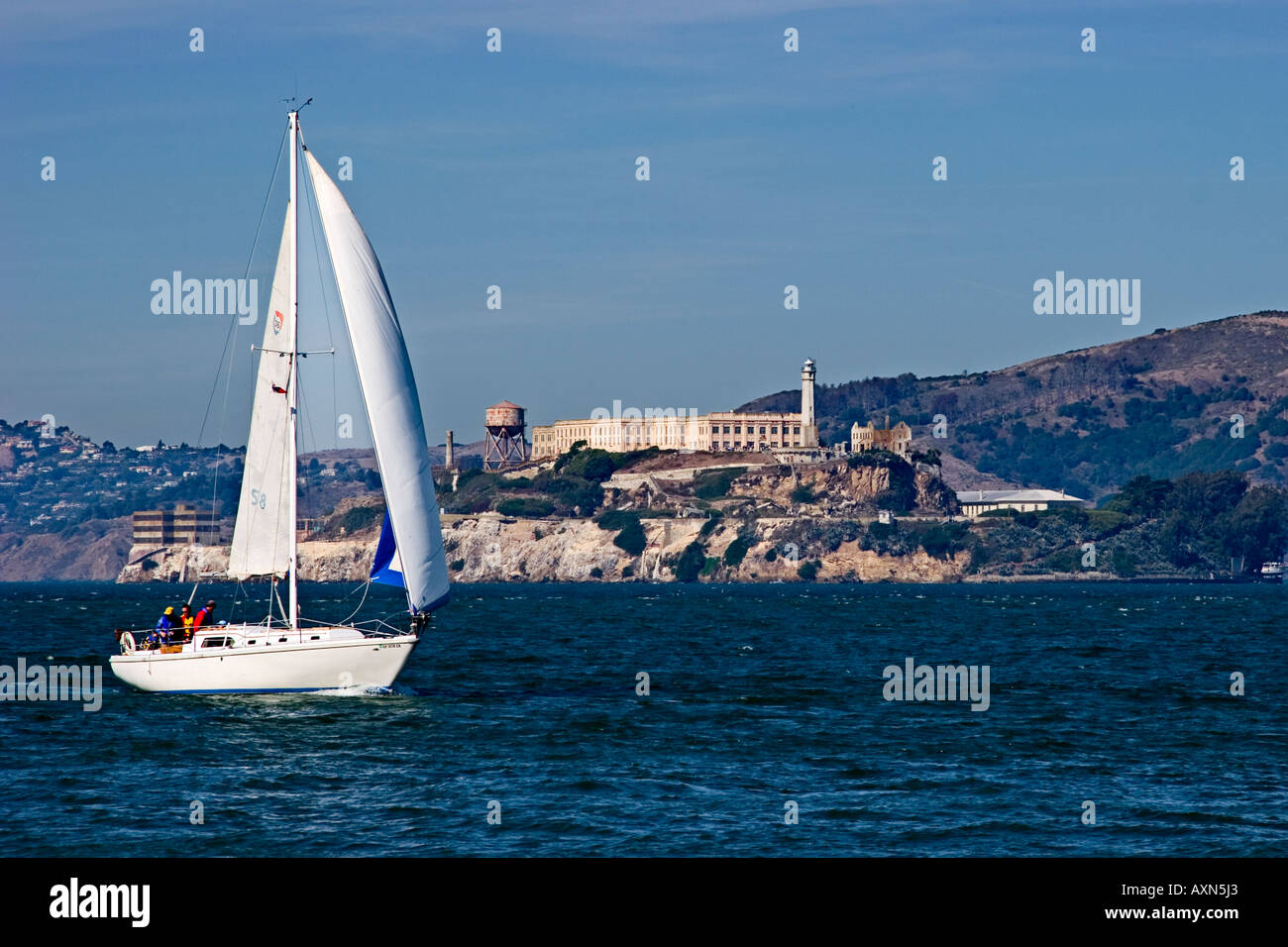 Alcatraz across bay hi-res stock photography and images - Alamy