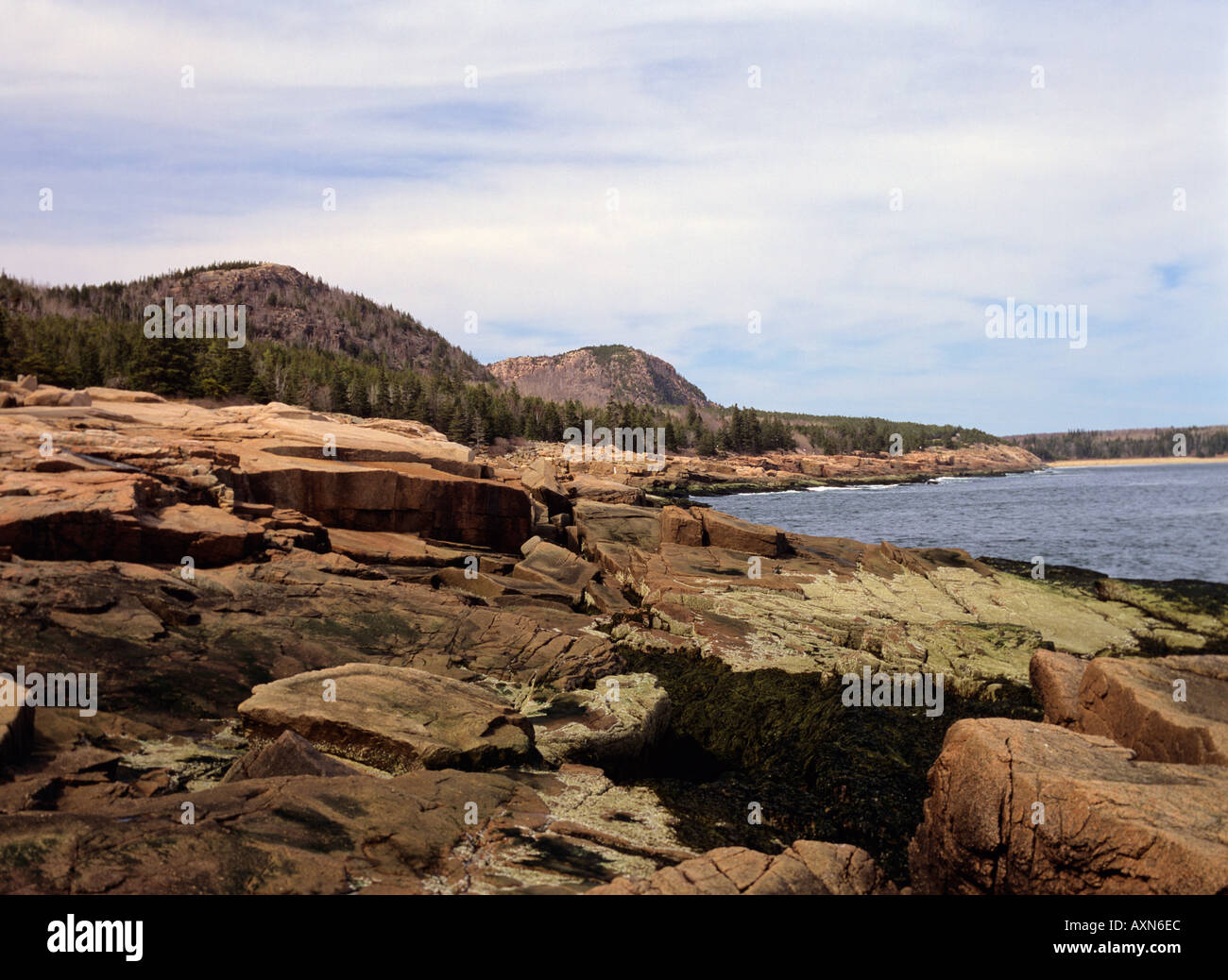 Maine s Rocky Shoreline in Acadia National Park Maine USA which is ...
