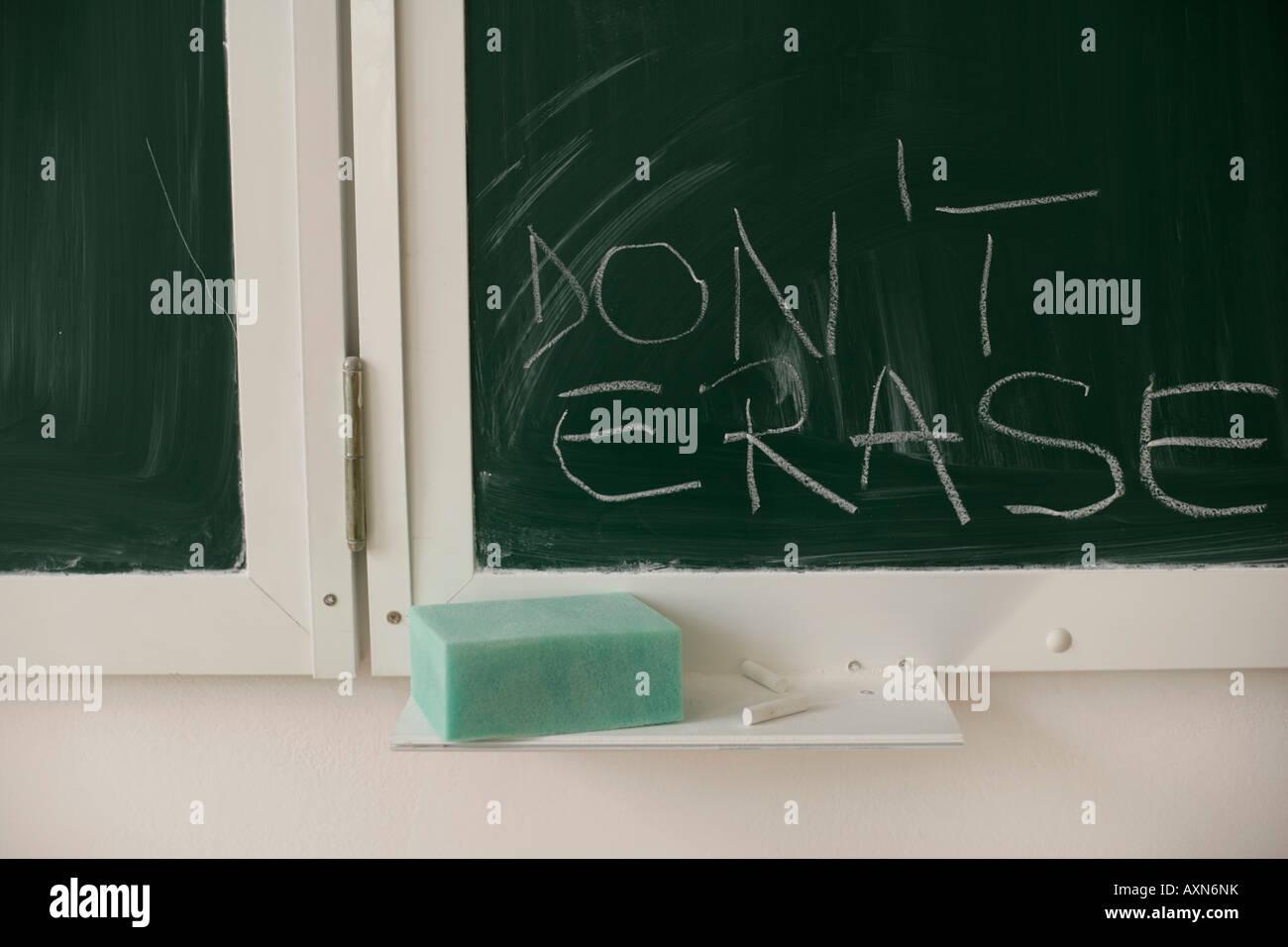 Text on blackboard Stock Photo - Alamy