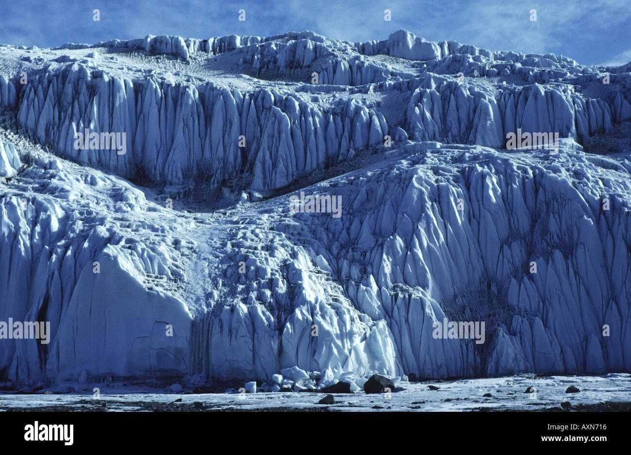 Terminal face of Canada Glacier Taylor Valley McMurdo Dry Valleys ...