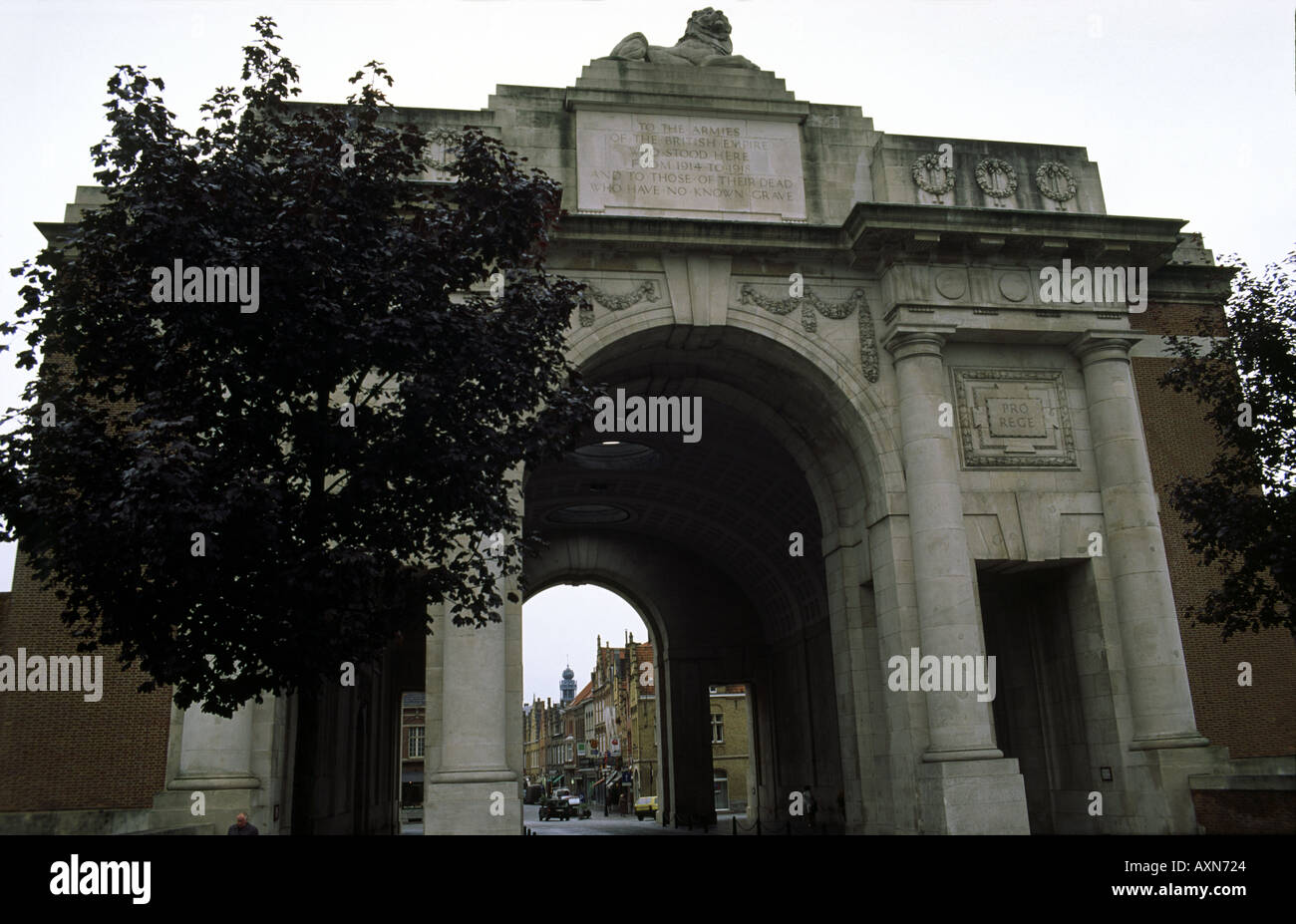 Menen Gate Ypres Belgium Stock Photo - Alamy
