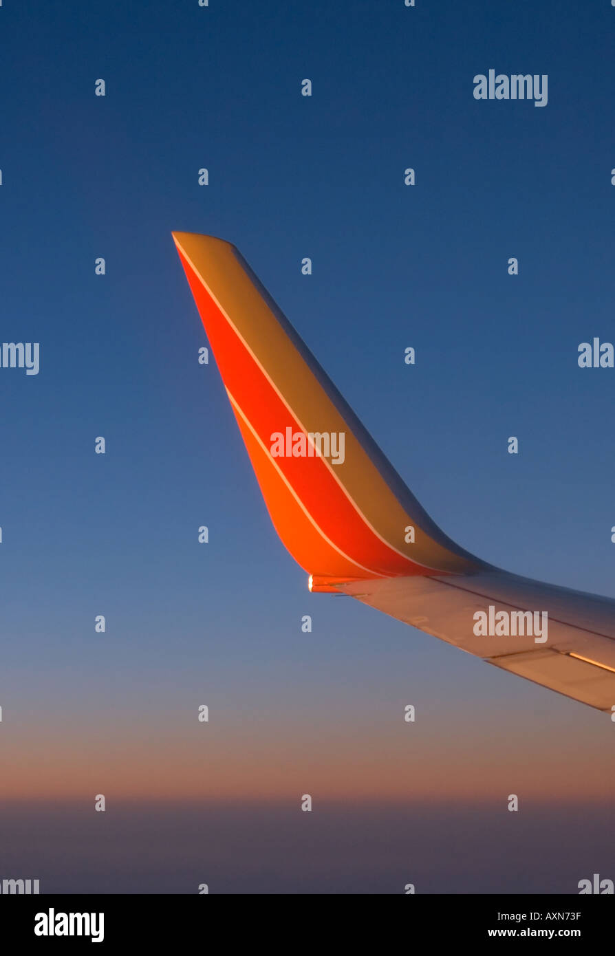 jet fin from window Stock Photo - Alamy