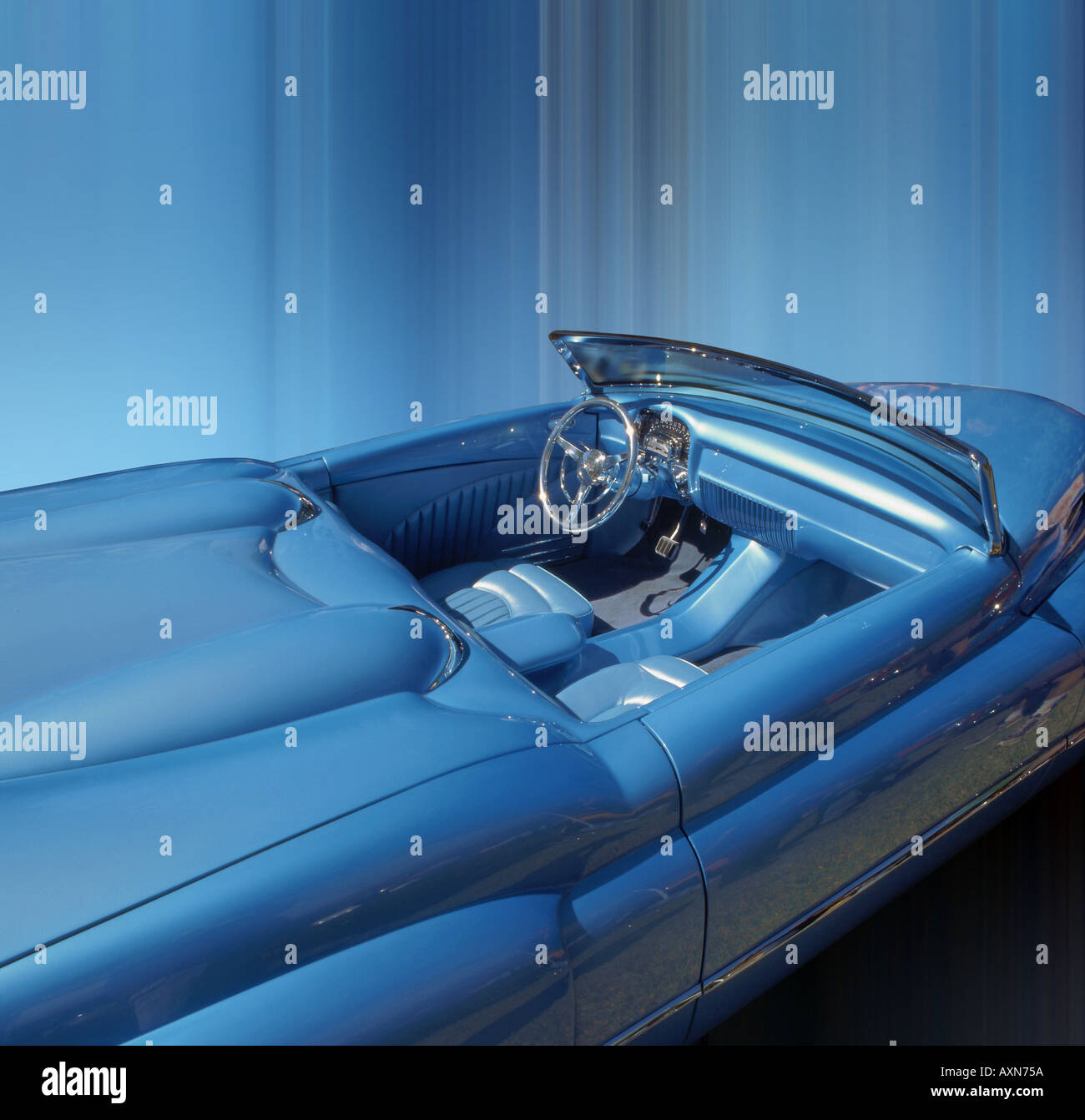 Blue cadillac convertible hi-res stock photography and images - Alamy