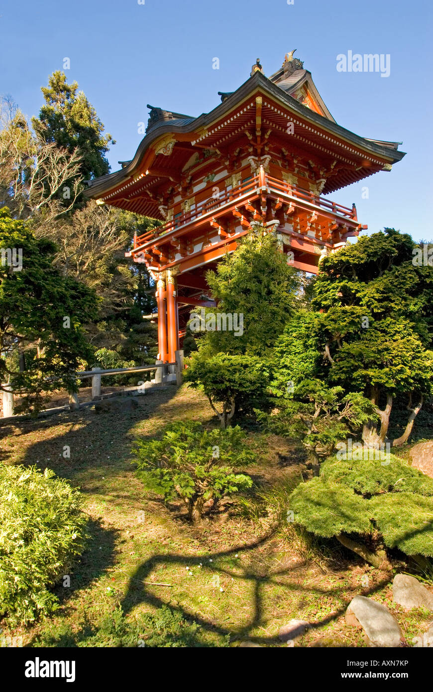 Japanese Temple in Golden Gate Park Stock Photo - Alamy