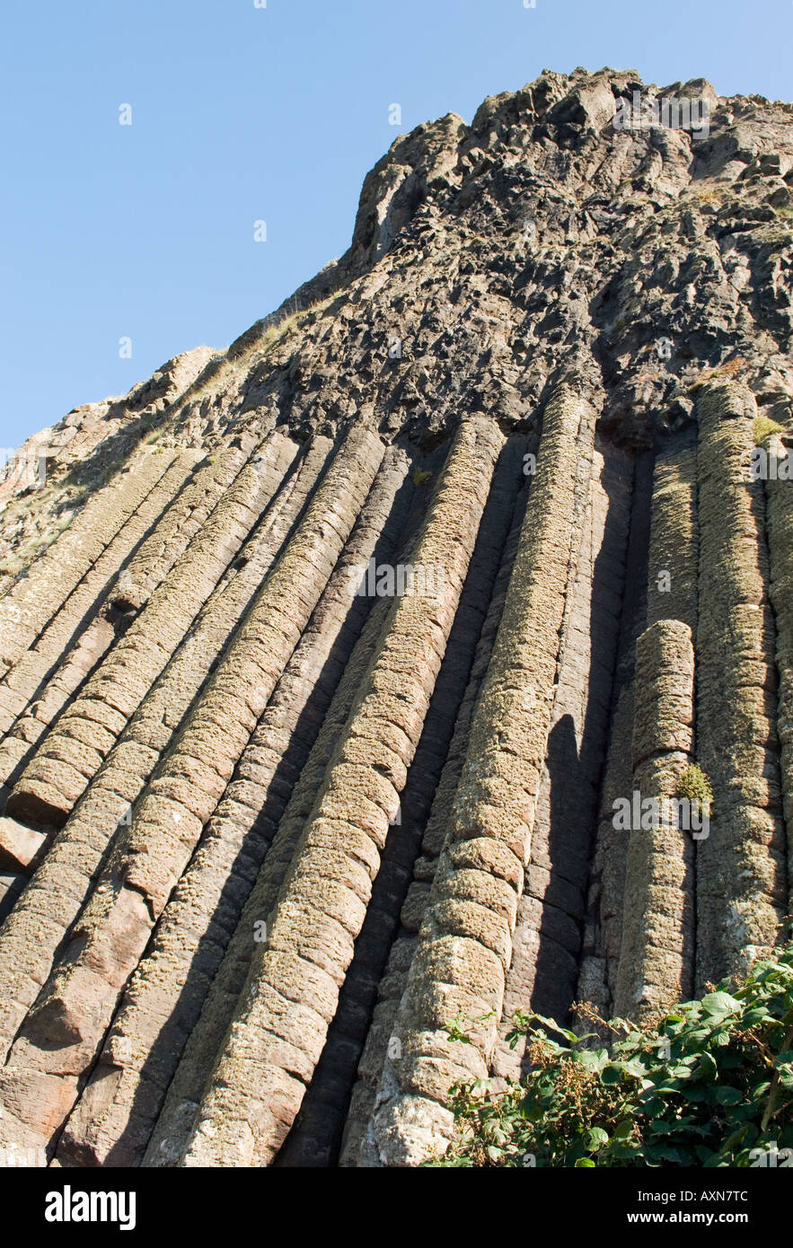 The Giants Causeway near Bushmills, County Antrim, Ireland. Volcanic ...