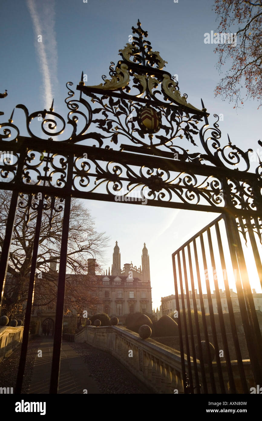 Clare College Gate Cambridge Stock Photo - Alamy