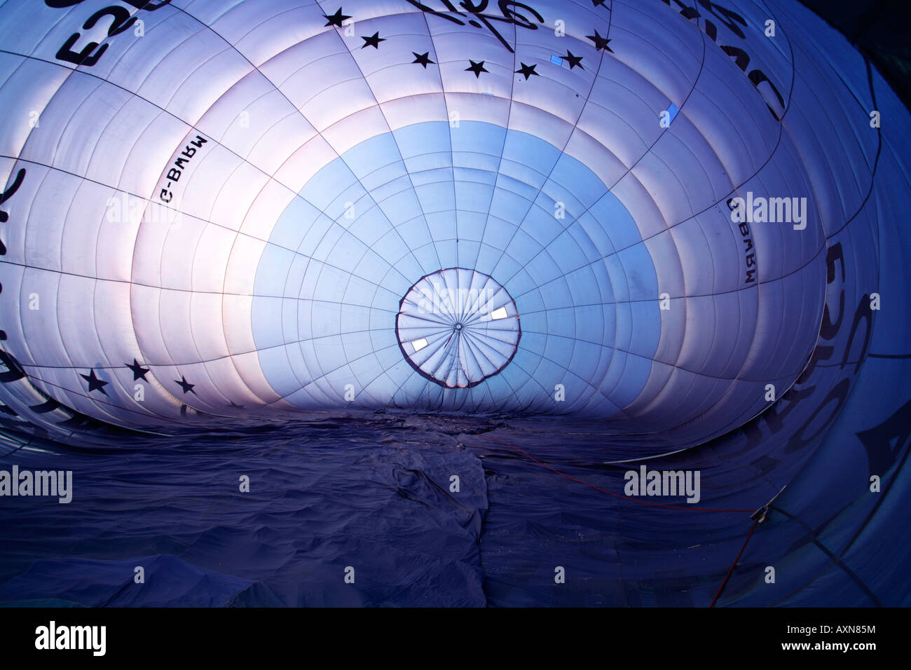 Inside the Balloon Stock Photo - Alamy