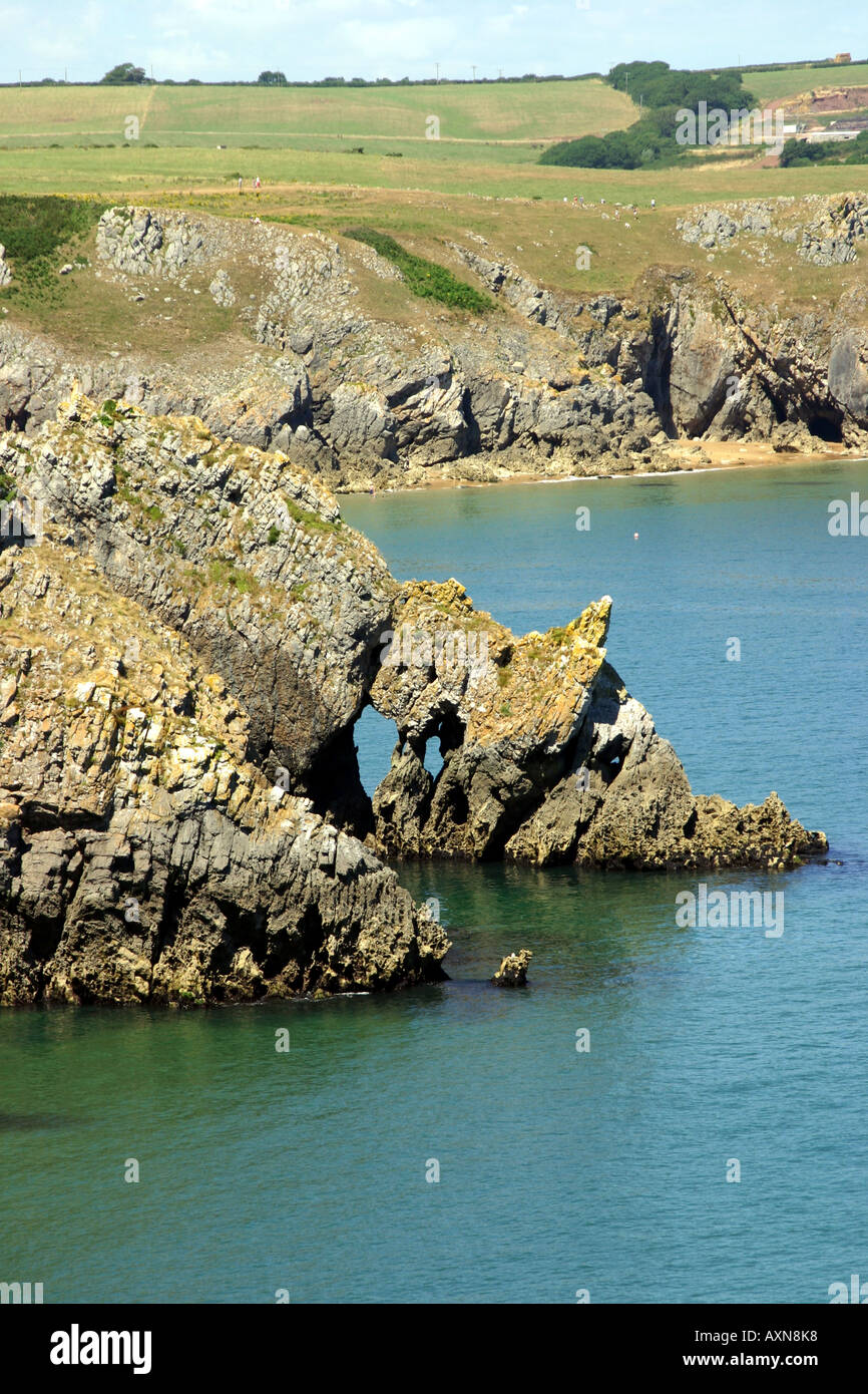 Stackpole Head Quay Pembrokeshire West Wales Stock Photo - Alamy