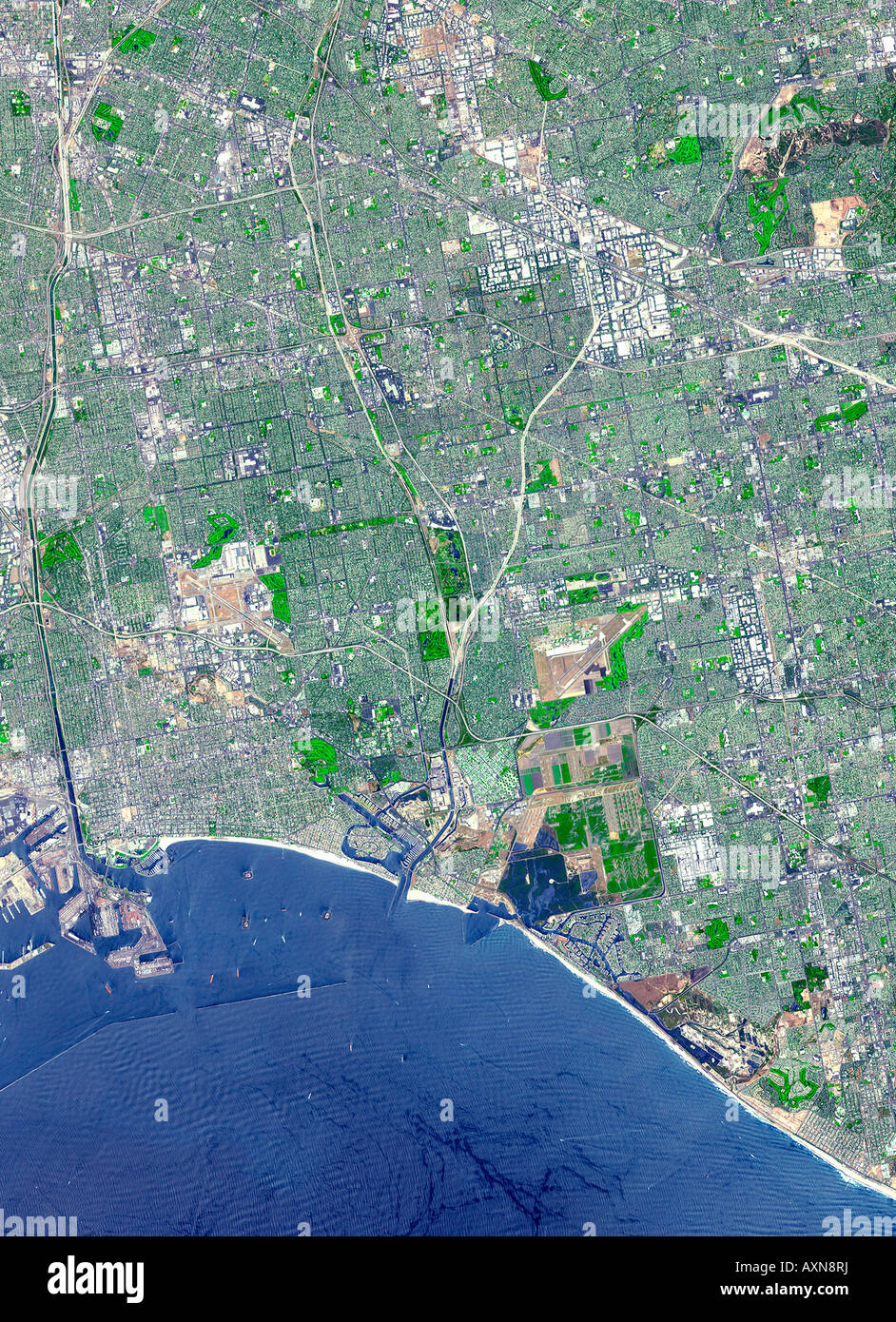 Satellite image city los angeles hi-res stock photography and images ...