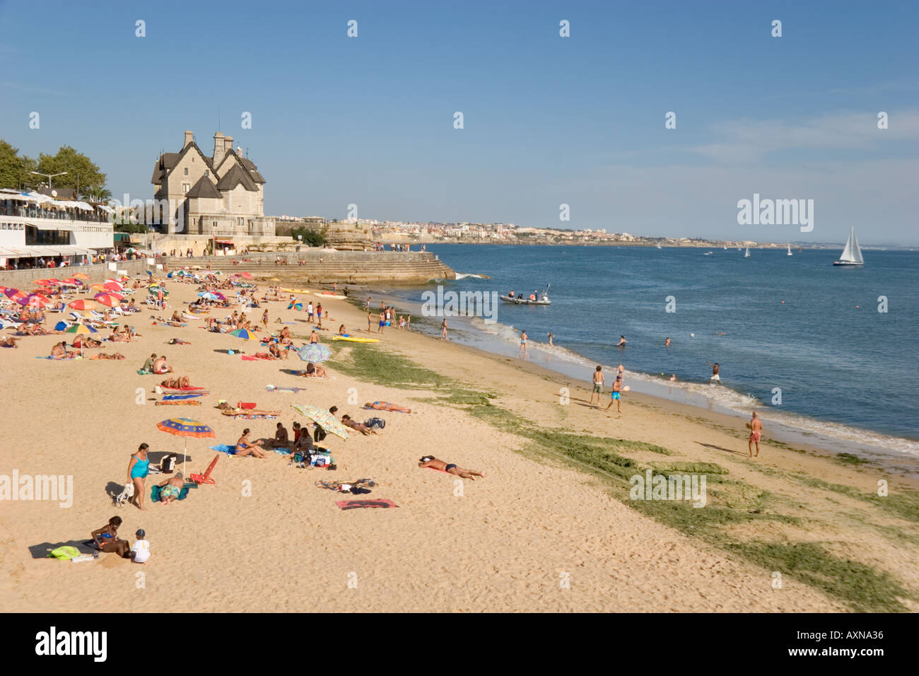 Cascais, Portugal. Beach Stock Photo - Alamy