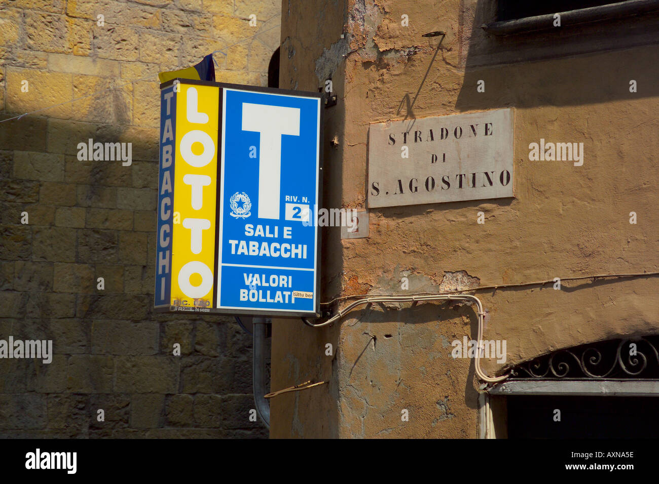 Tobacconists sign hi-res stock photography and images - Alamy