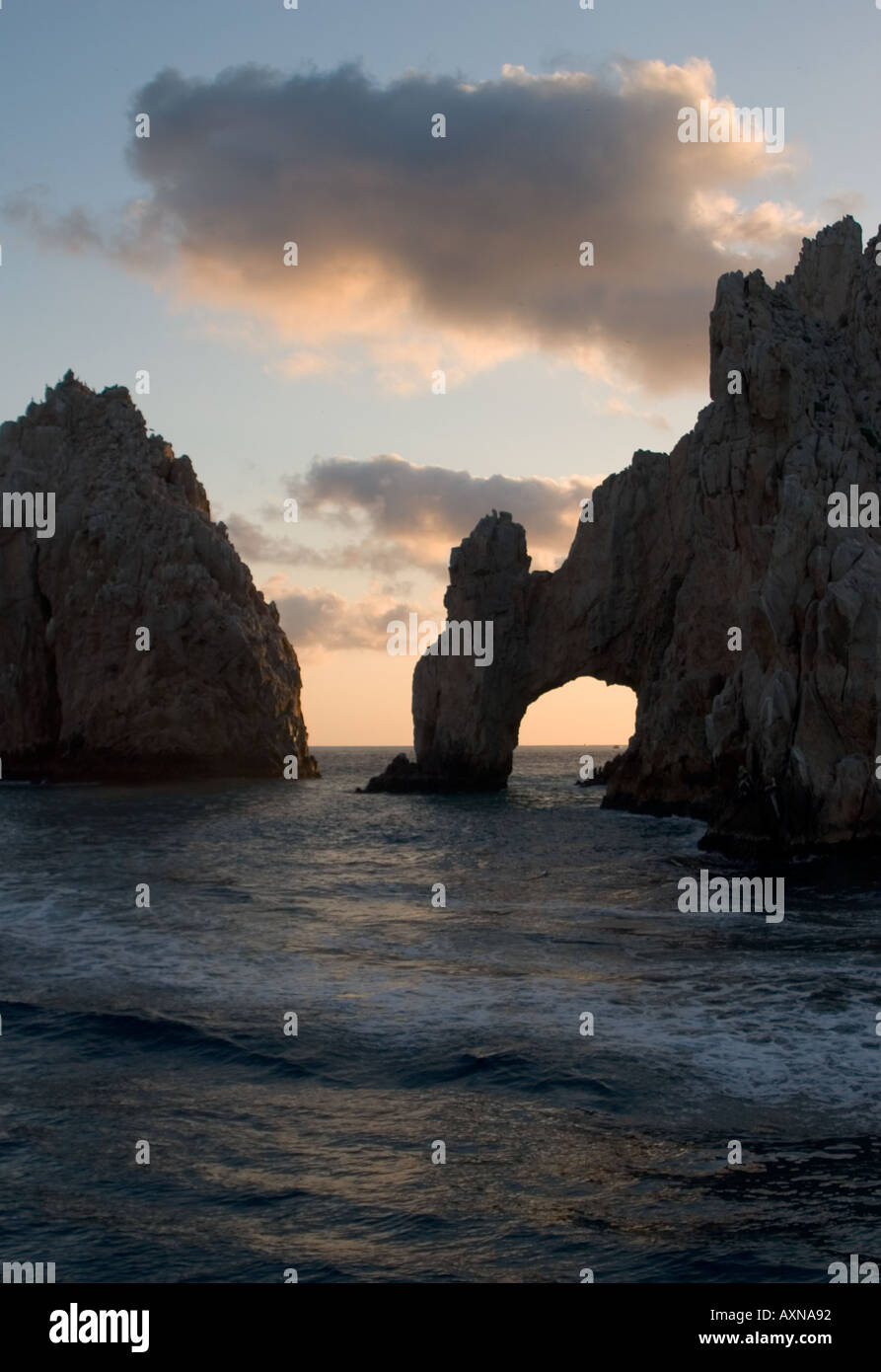 El Arco at Sunset Cabo San Lucas Baja California Mexico Stock Photo - Alamy
