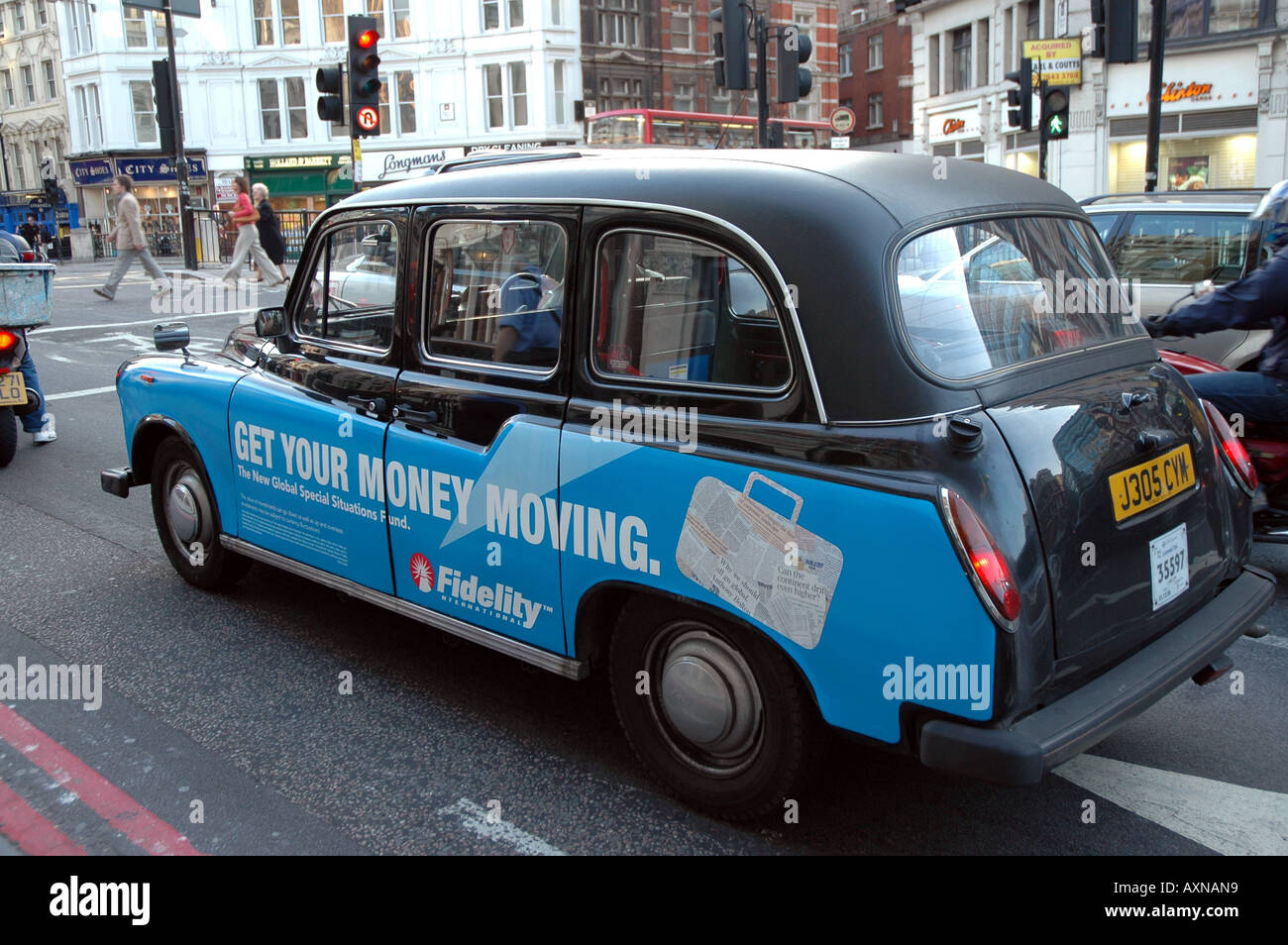 Taxi cab in London, UK Stock Photo - Alamy