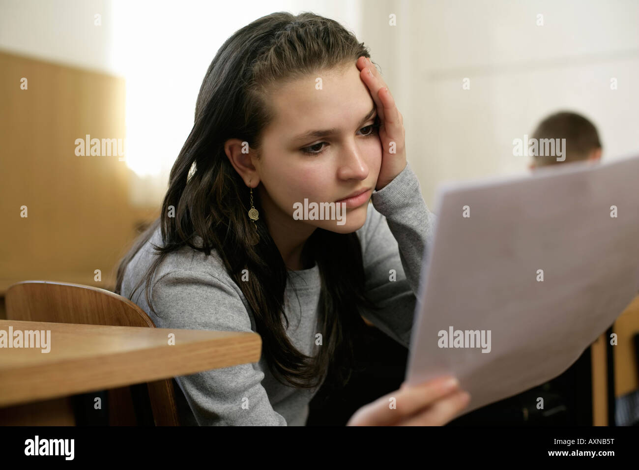 Disappointment test results school hi-res stock photography and images ...