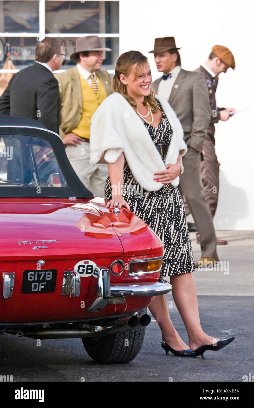 Lady woad goodwood revival 2007 hi-res stock photography and images - Alamy
