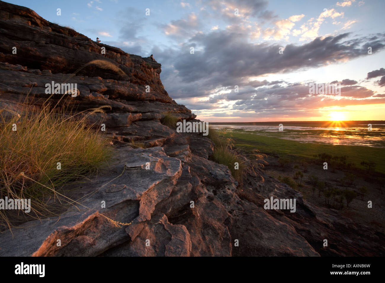 Ubirr Rock at sunset, Kakadu National Park, Northern Territory, NT, Australia Stock Photo - Alamy