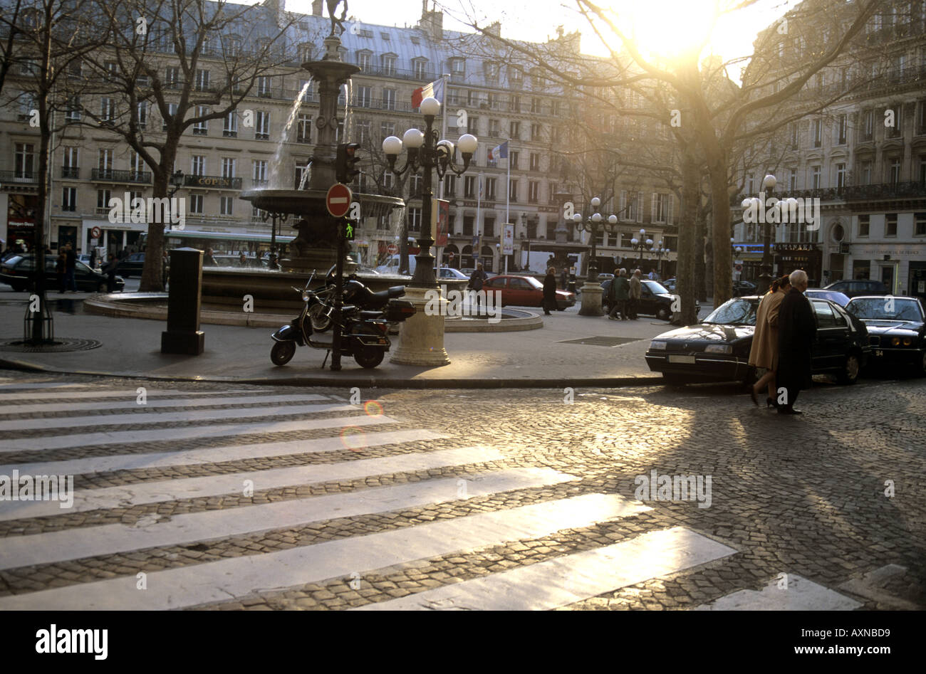 Paris Street Scene Stock Photo - Alamy