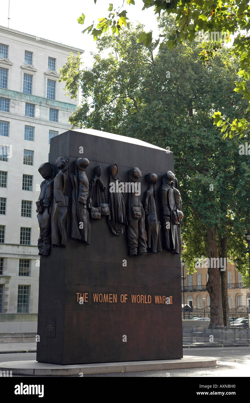 The Women of World War 2 monument at Whitehall in London designed by ...