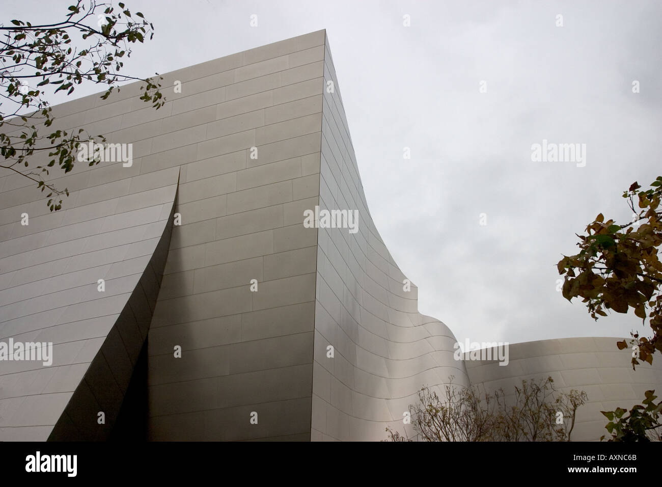 Walt Disney Concert Hall exterior detail Los Angeles California Stock ...