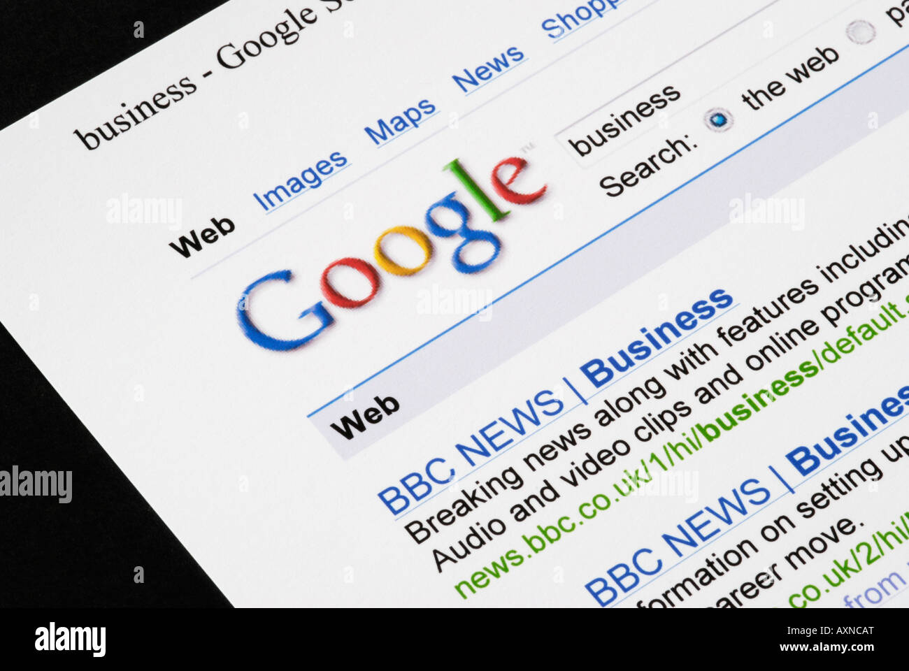 Google search engine hi-res stock photography and images - Alamy