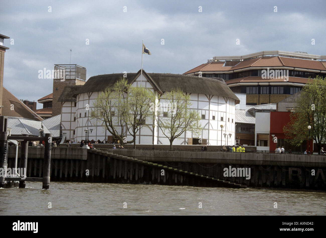 William Shakespeare s The Globe Theatre South Bank London Stock Photo ...