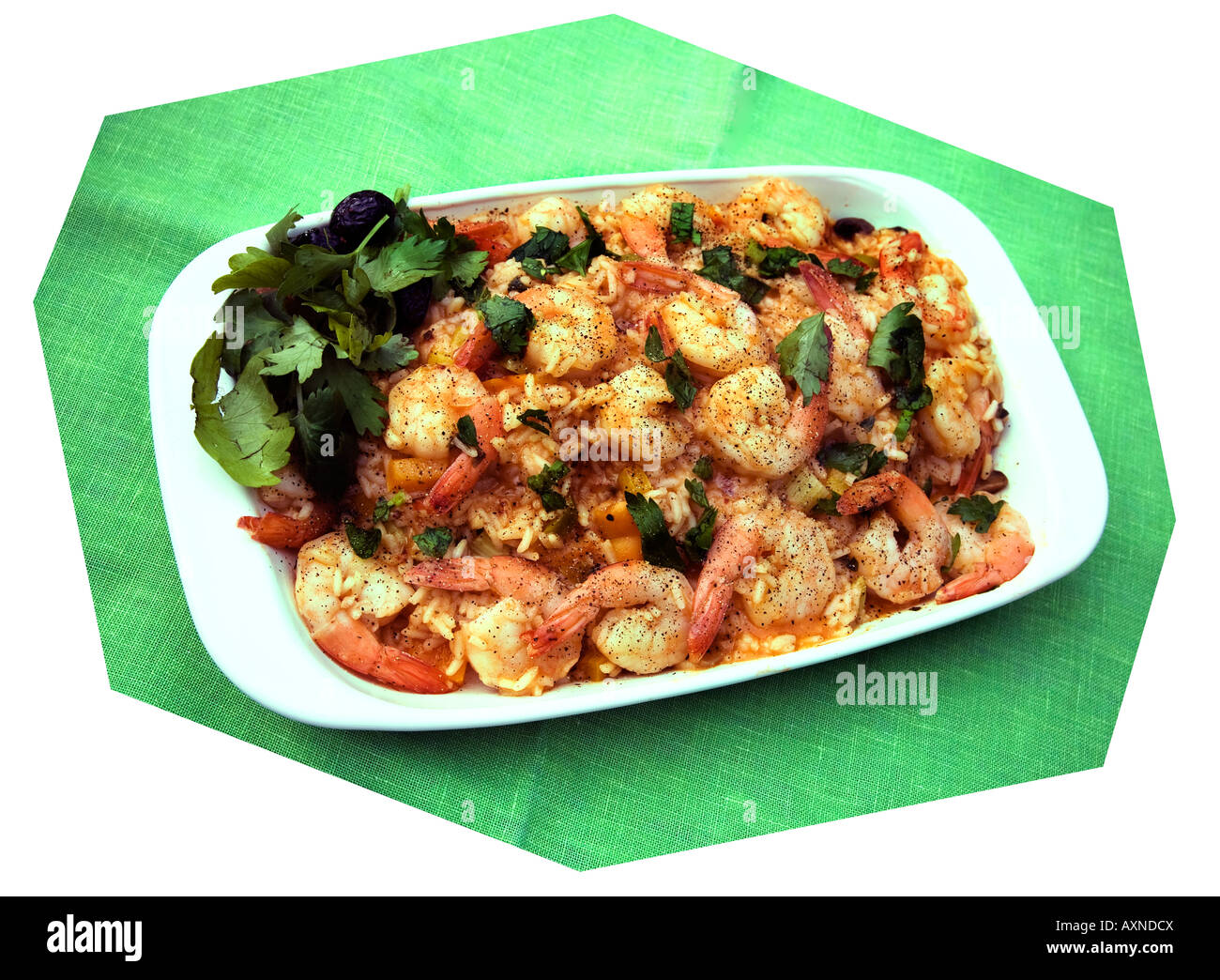 Locrio Dominican Republic rice dish Stock Photo - Alamy