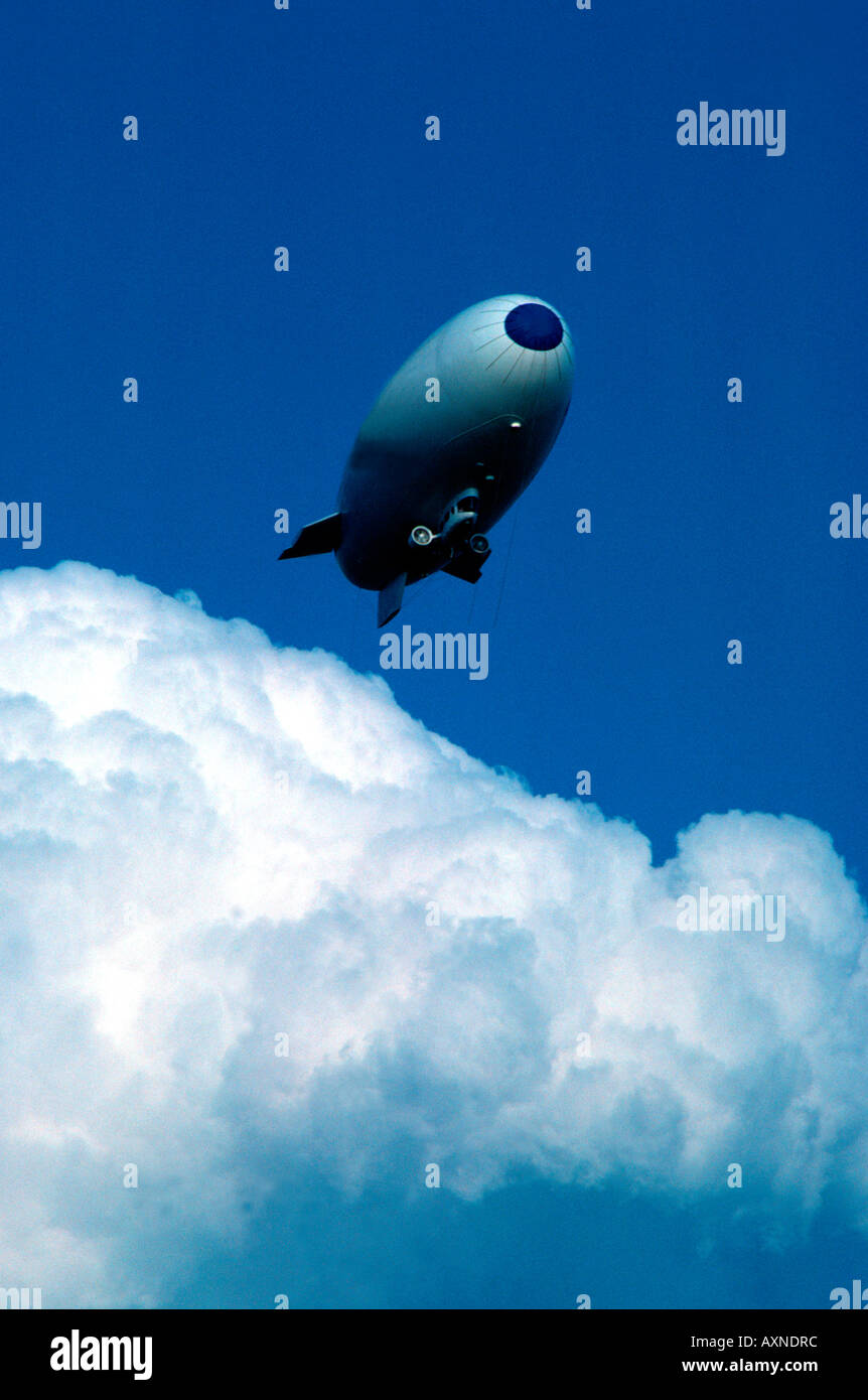 Floating blimp hi-res stock photography and images - Alamy