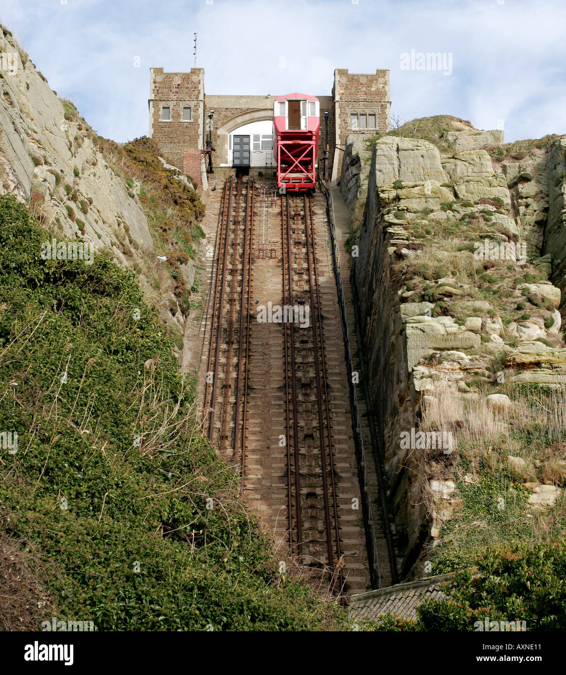 Cliff railway Hastings Stock Photo - Alamy