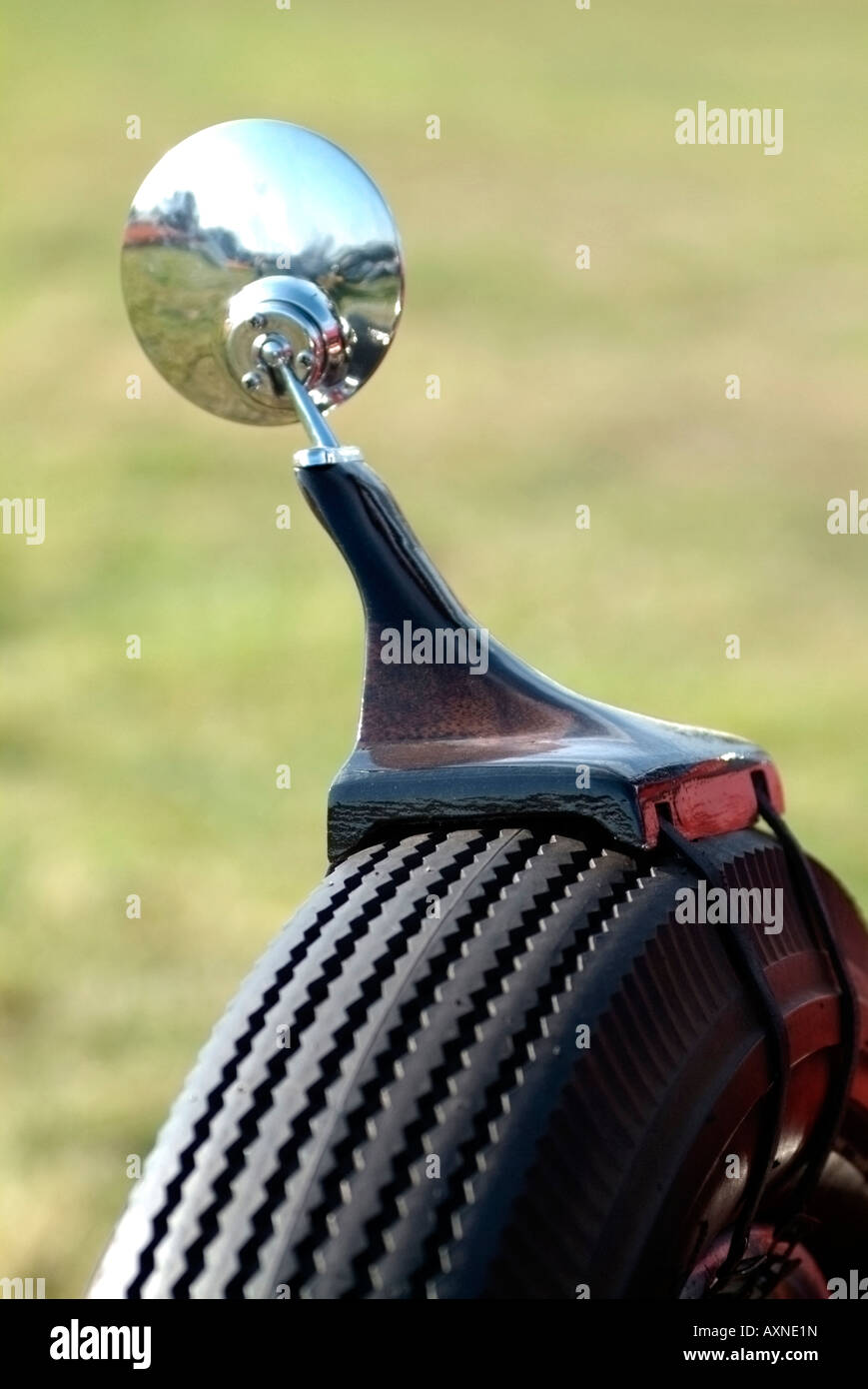 rear view mirror mounted on tyre Stock Photo - Alamy